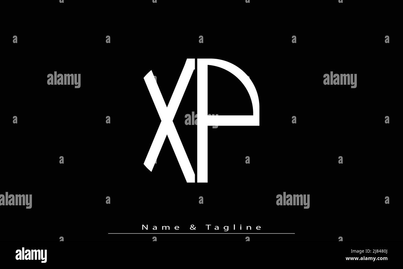 Letter xp logo hi-res stock photography and images - Alamy