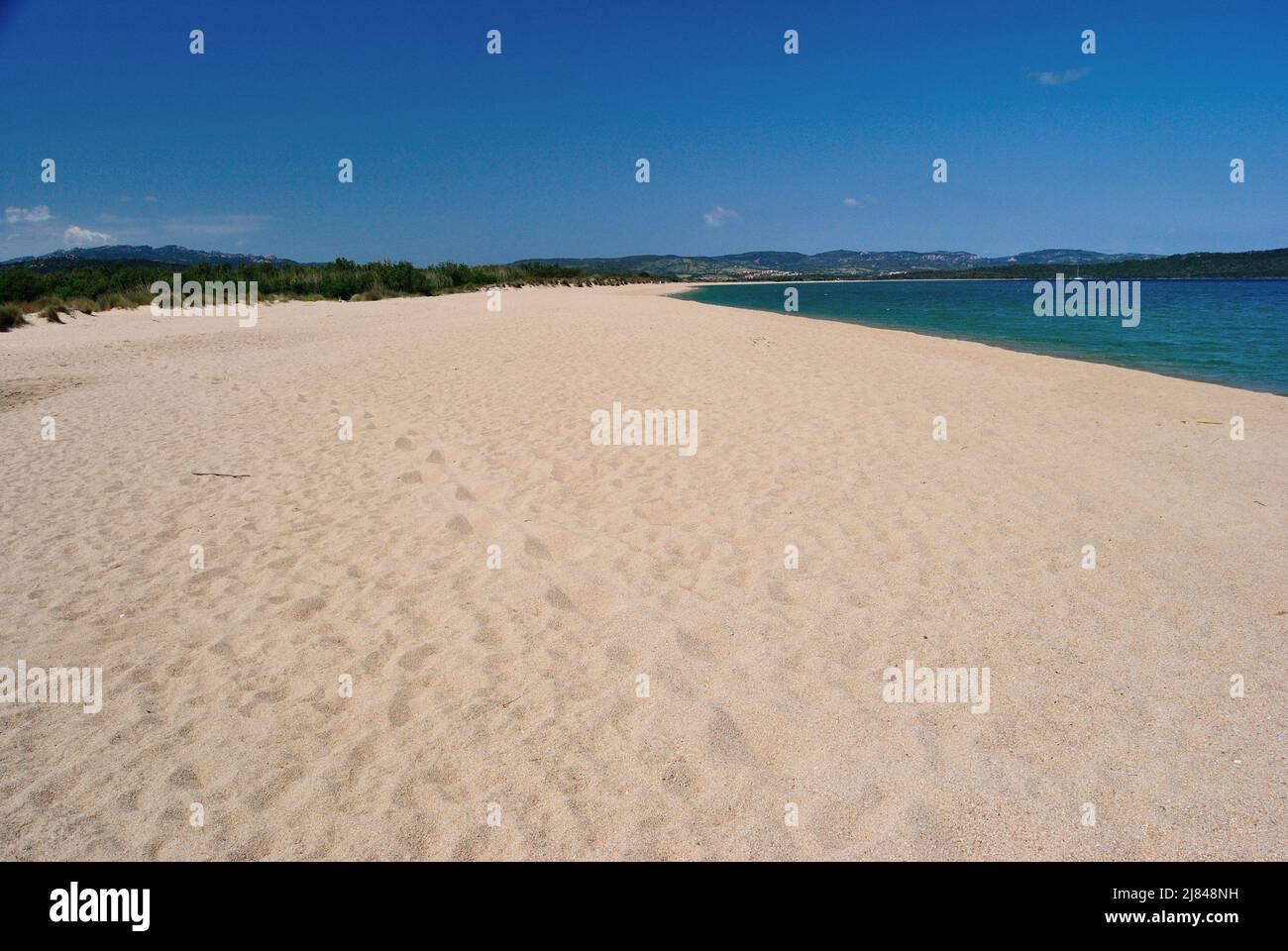 View of Barrabisa beach Stock Photo - Alamy