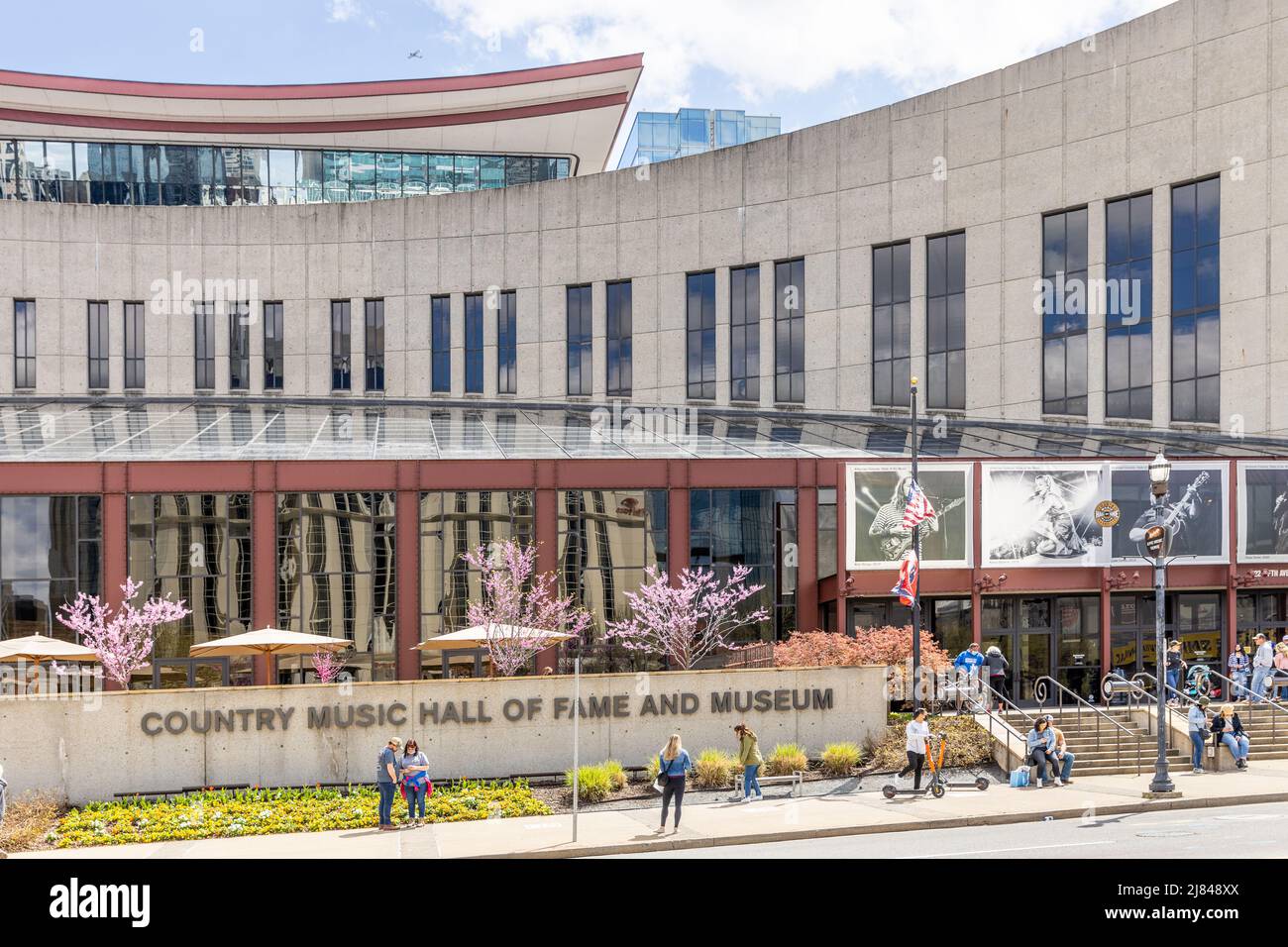 The Country Music Hall of Fame in downtown Nashville, TN Stock Photo ...