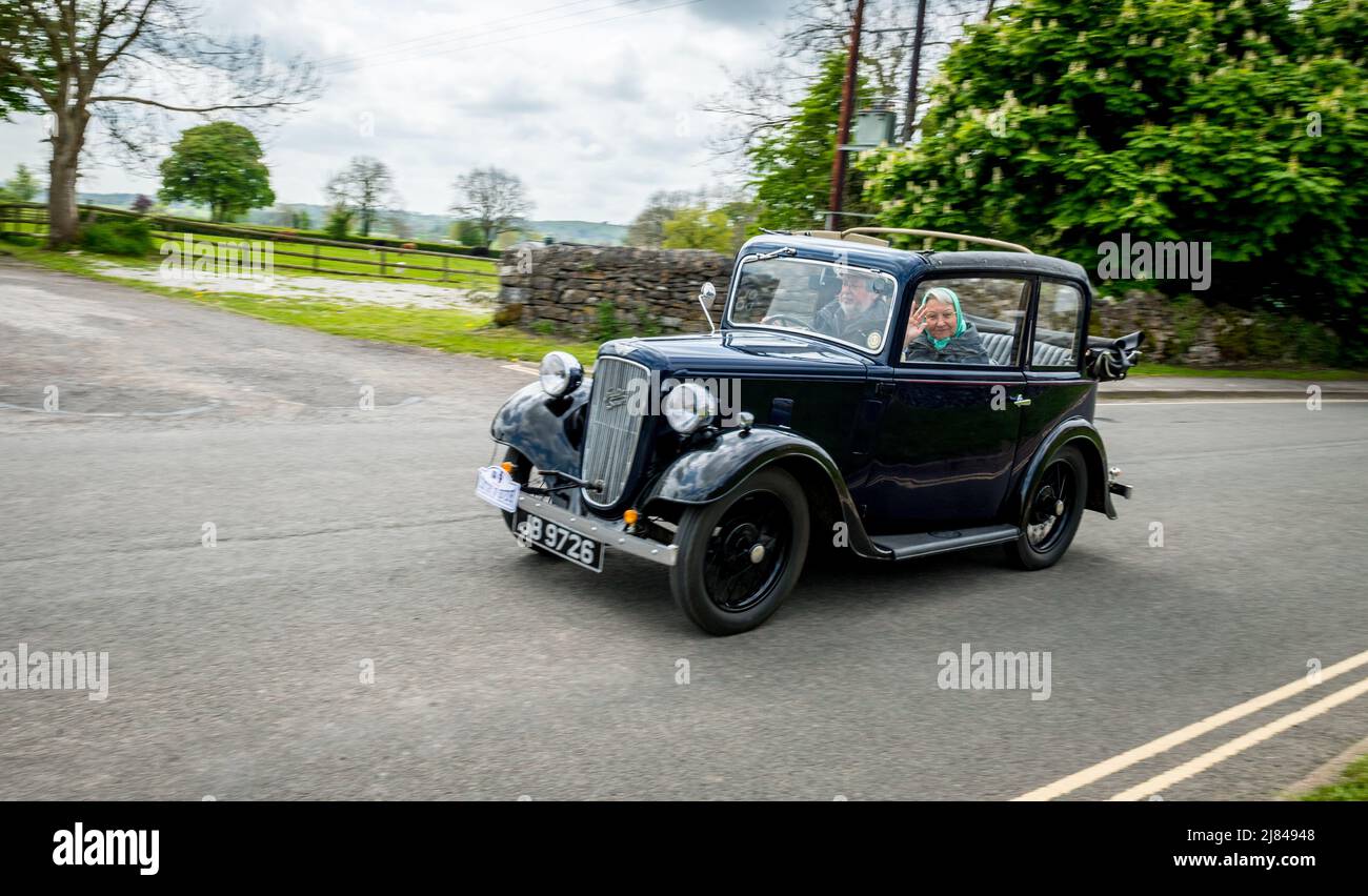 The Pre War Austin 7 car club members taking part in the ‘Century of ...