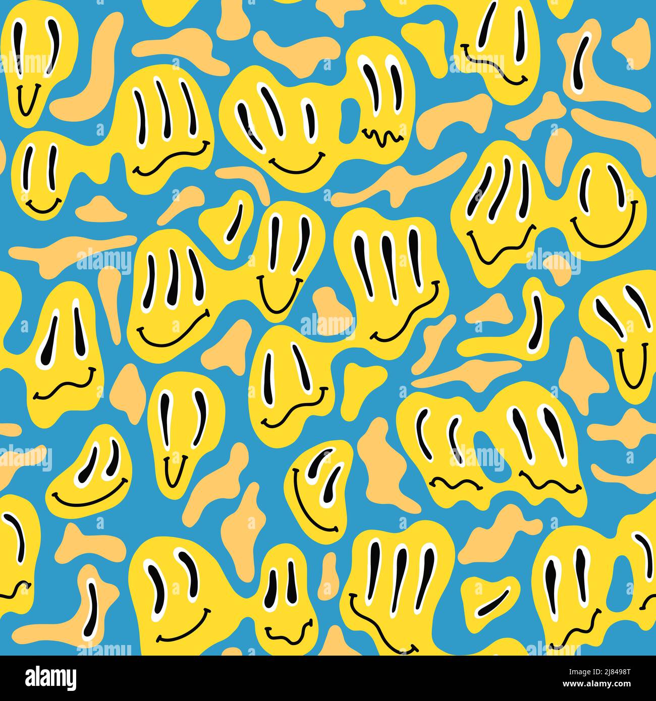 Melted smiley face hi-res stock photography and images - Alamy