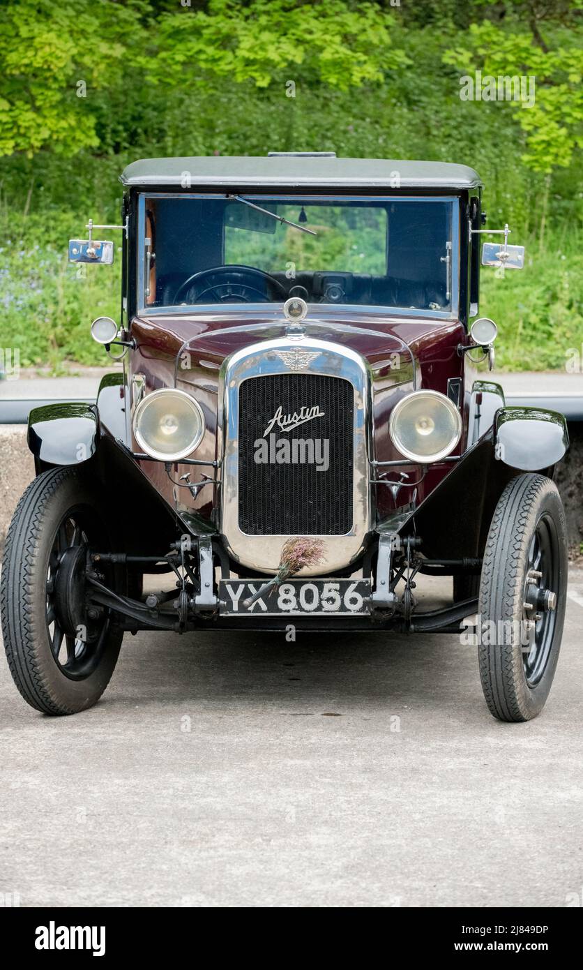 The Pre War Austin 7 car club members taking part in the ‘Century of ...
