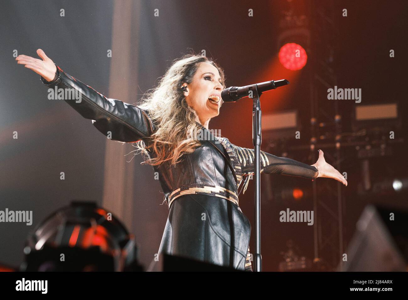 Singer Maria Lucia Sanchez known artistically as Malu performs during a ...