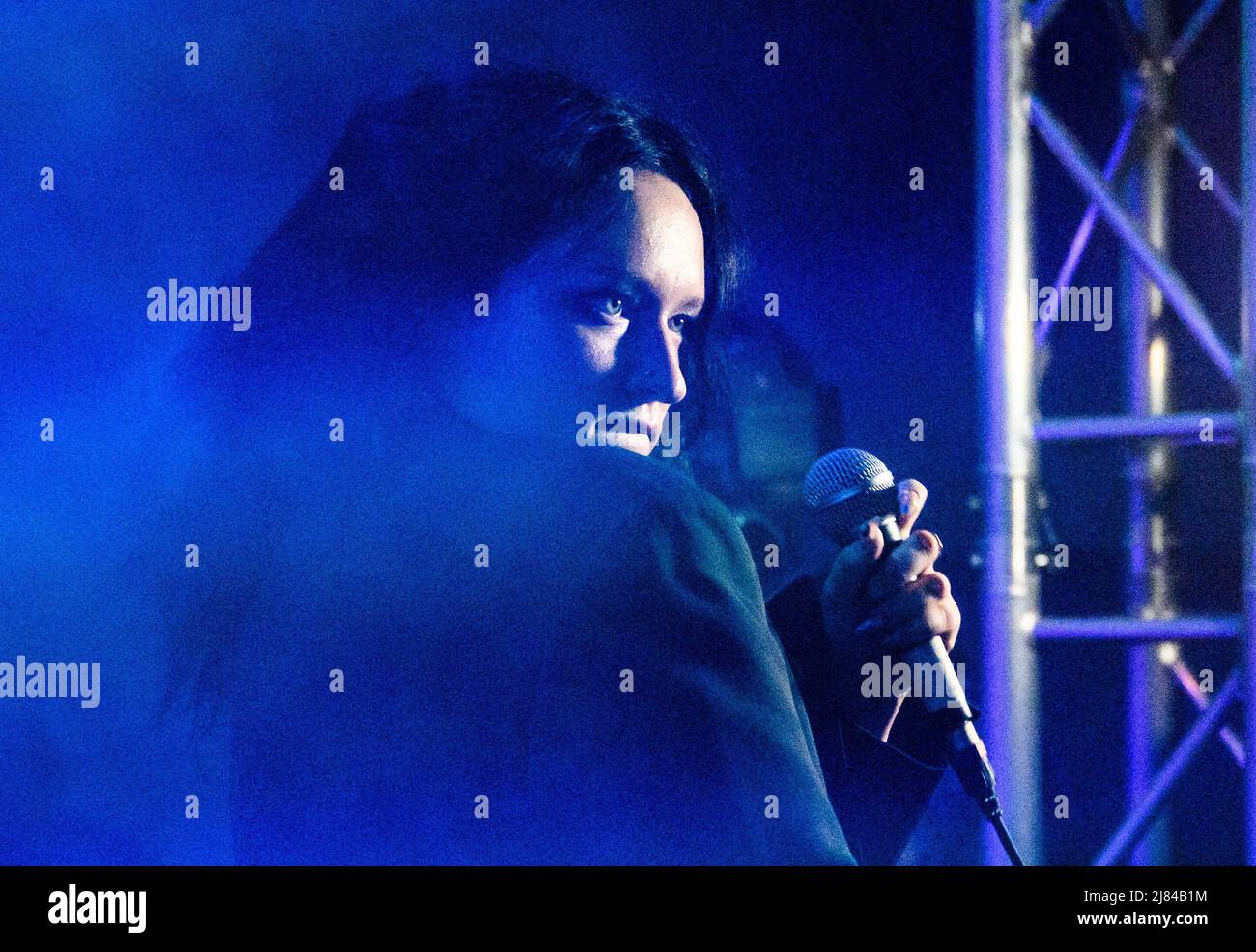 Berlin, Germany. 12th May, 2022. Olga Borisova performs at the concert ...