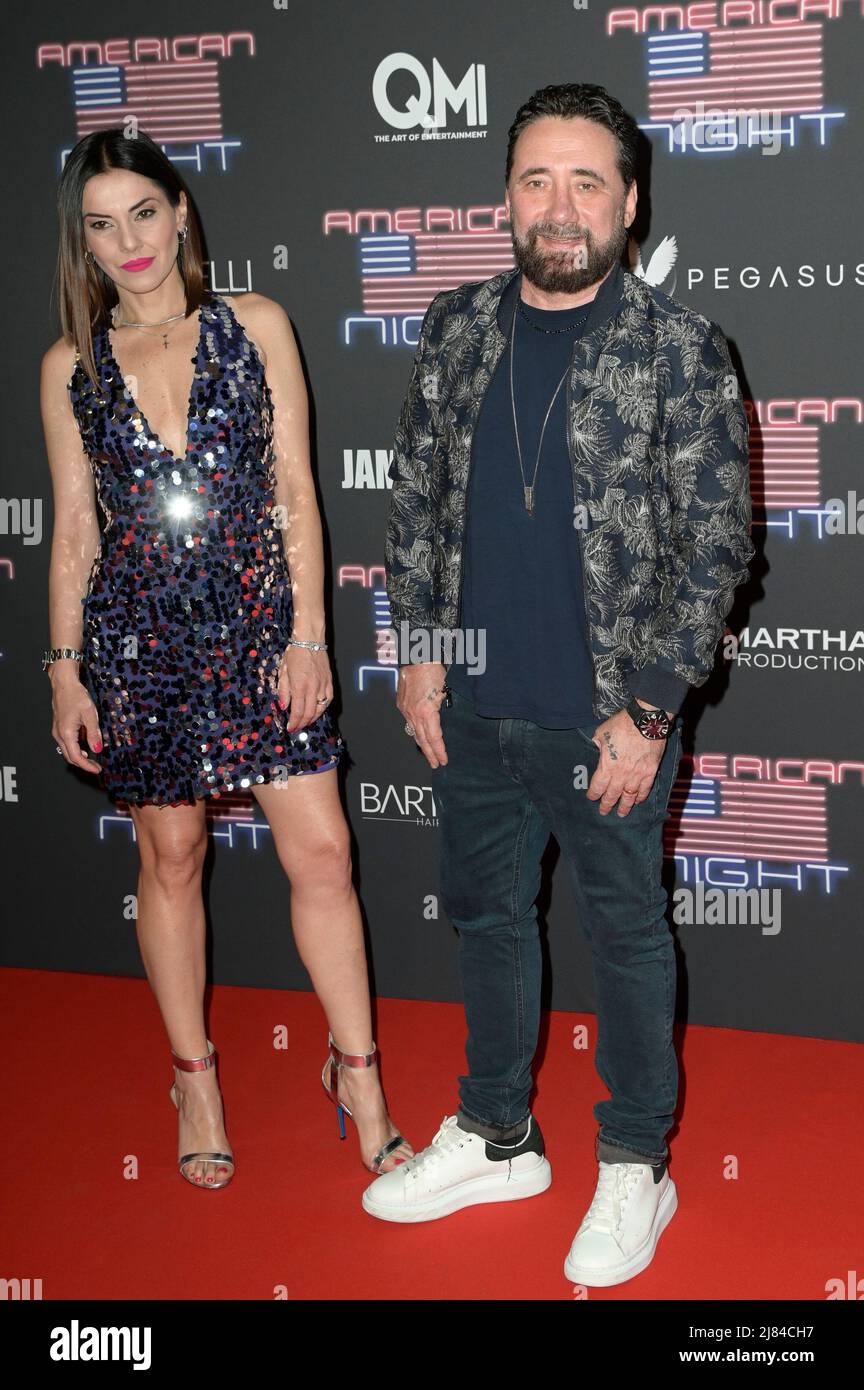 Rome, Italy. 12th May, 2022. Federico Zampaglione and Giglia Marra ...