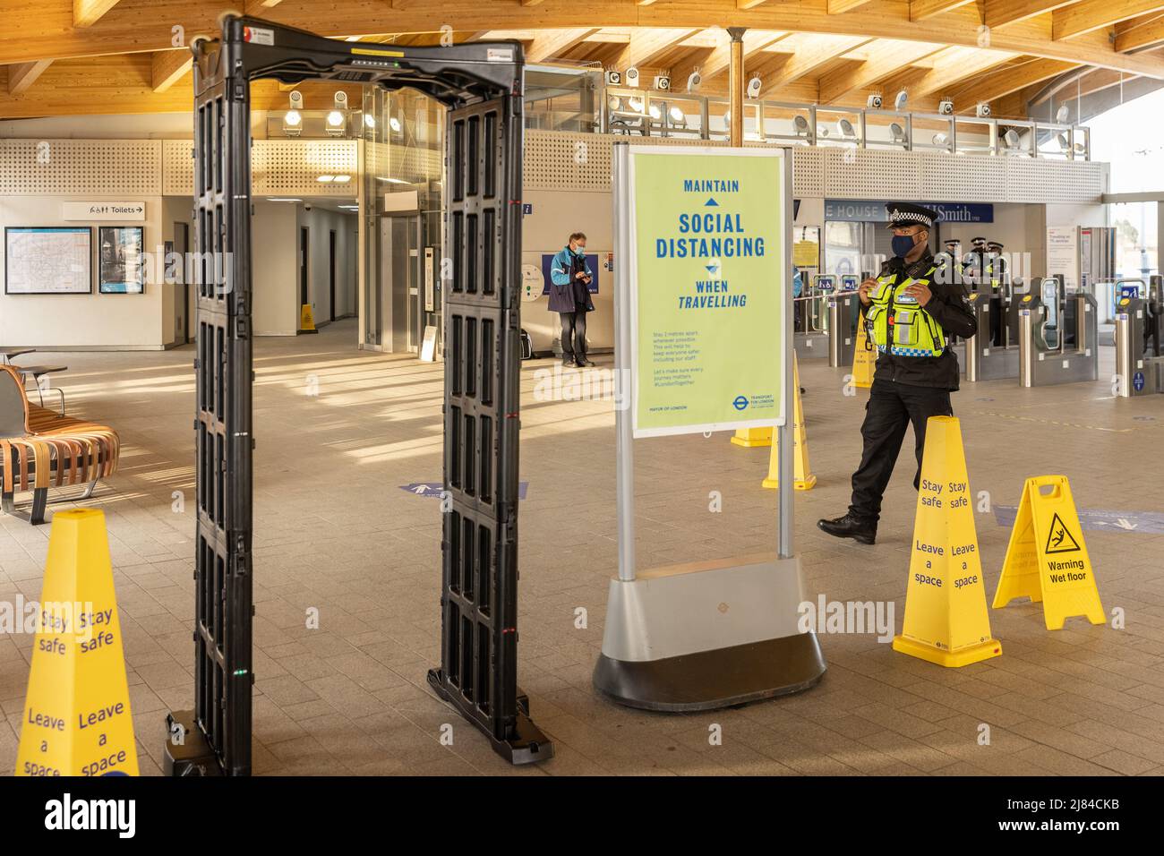 Due to an increase in knife crime, the British Transport Police ...