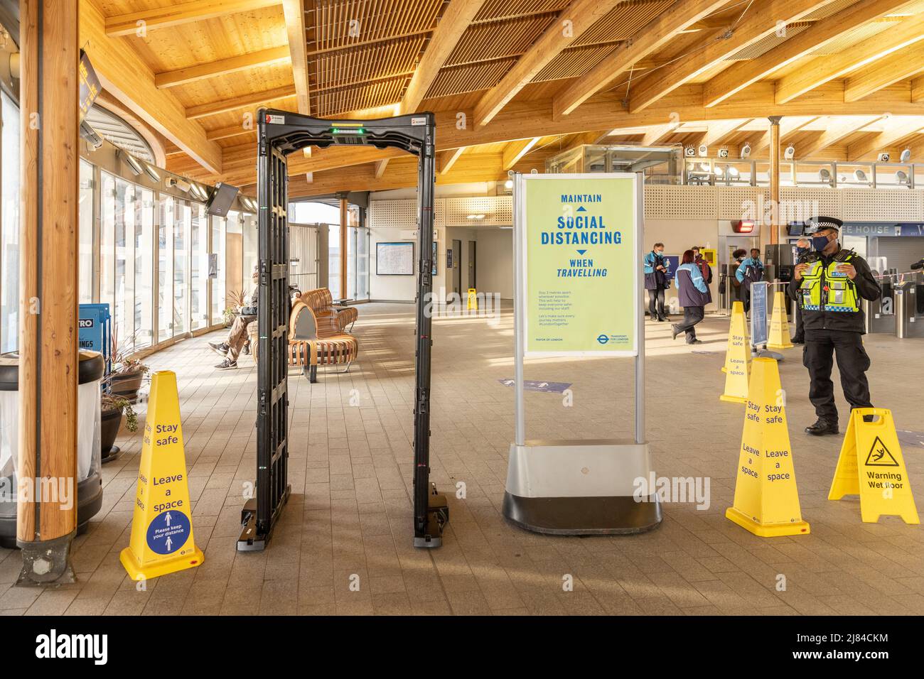 Due to an increase in knife crime, the British Transport Police ...
