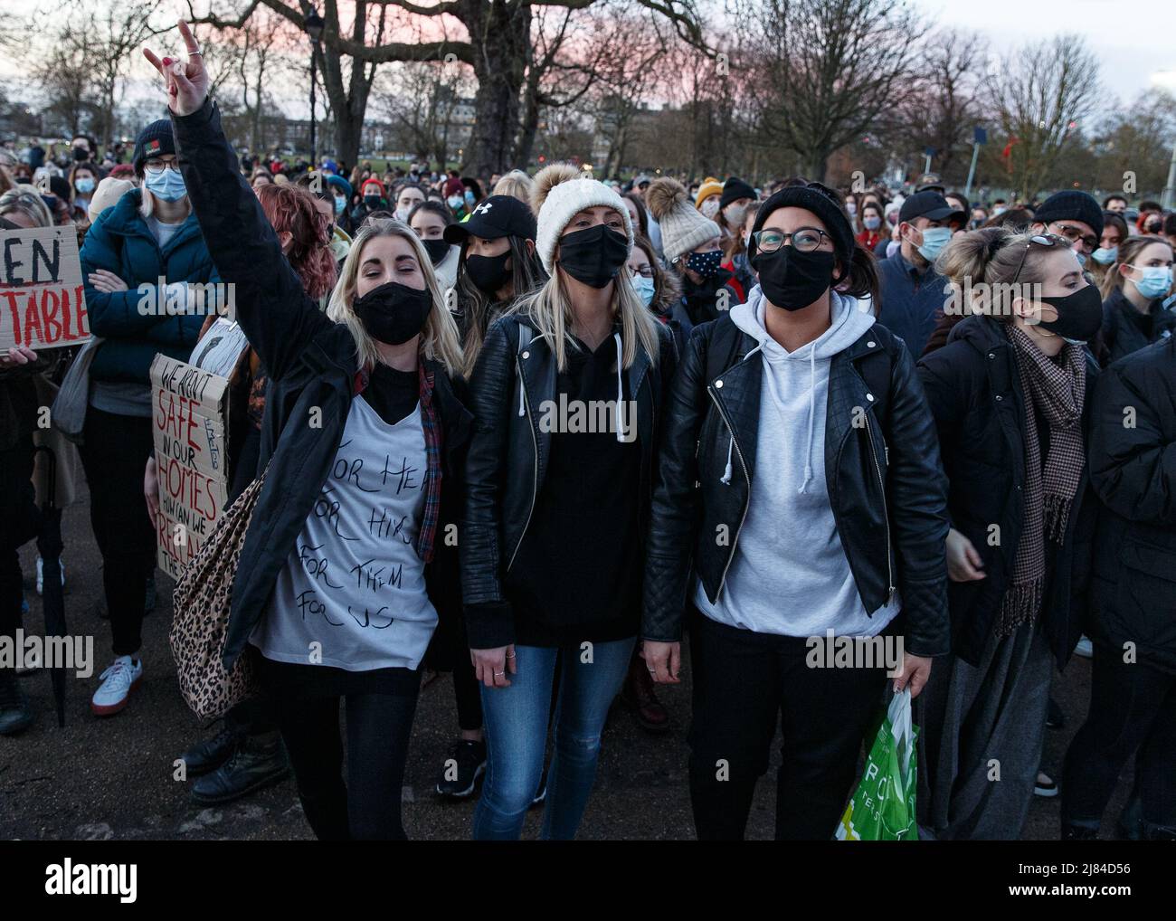 'Reclaim These Streets' vigil staged at Clapham Common in memory of ...