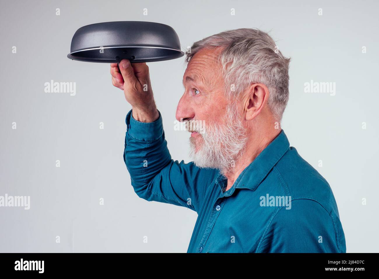Senior adult man cowboy hi-res stock photography and images - Alamy