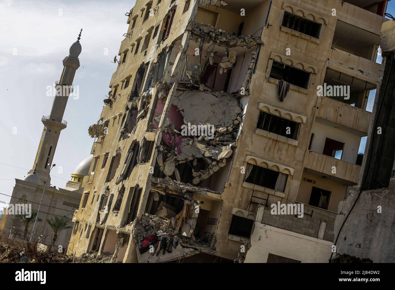 May 10, 2022, Gaza City, The Gaza Strip, Palestine: A captured image ...