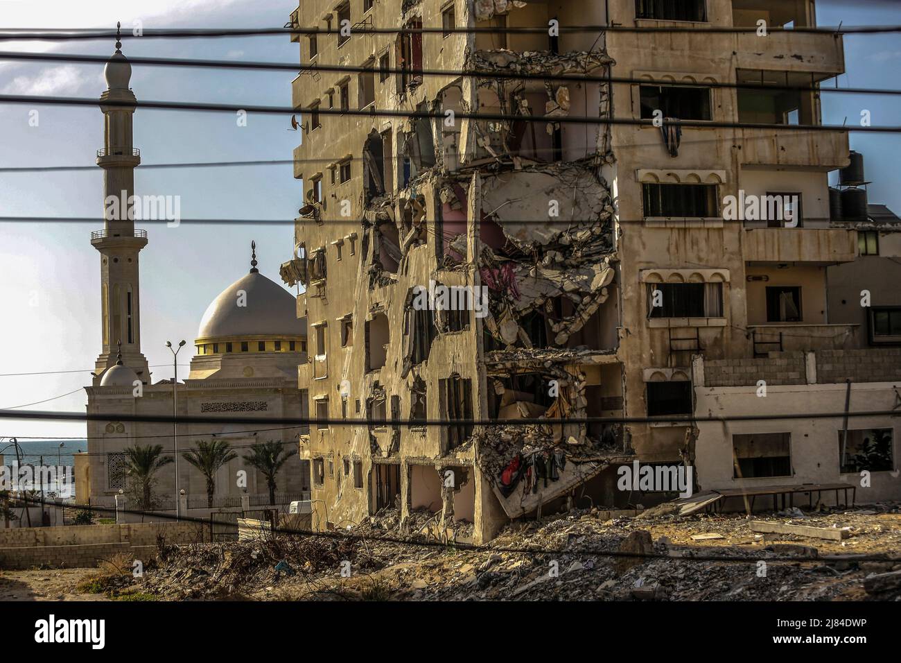 May 10, 2022, Gaza City, The Gaza Strip, Palestine: A captured image ...