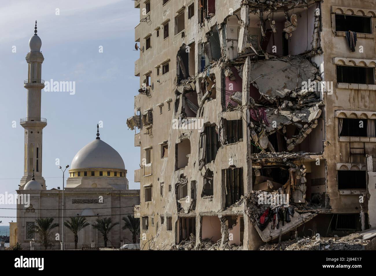 May 10, 2022, Gaza City, The Gaza Strip, Palestine: A captured image ...