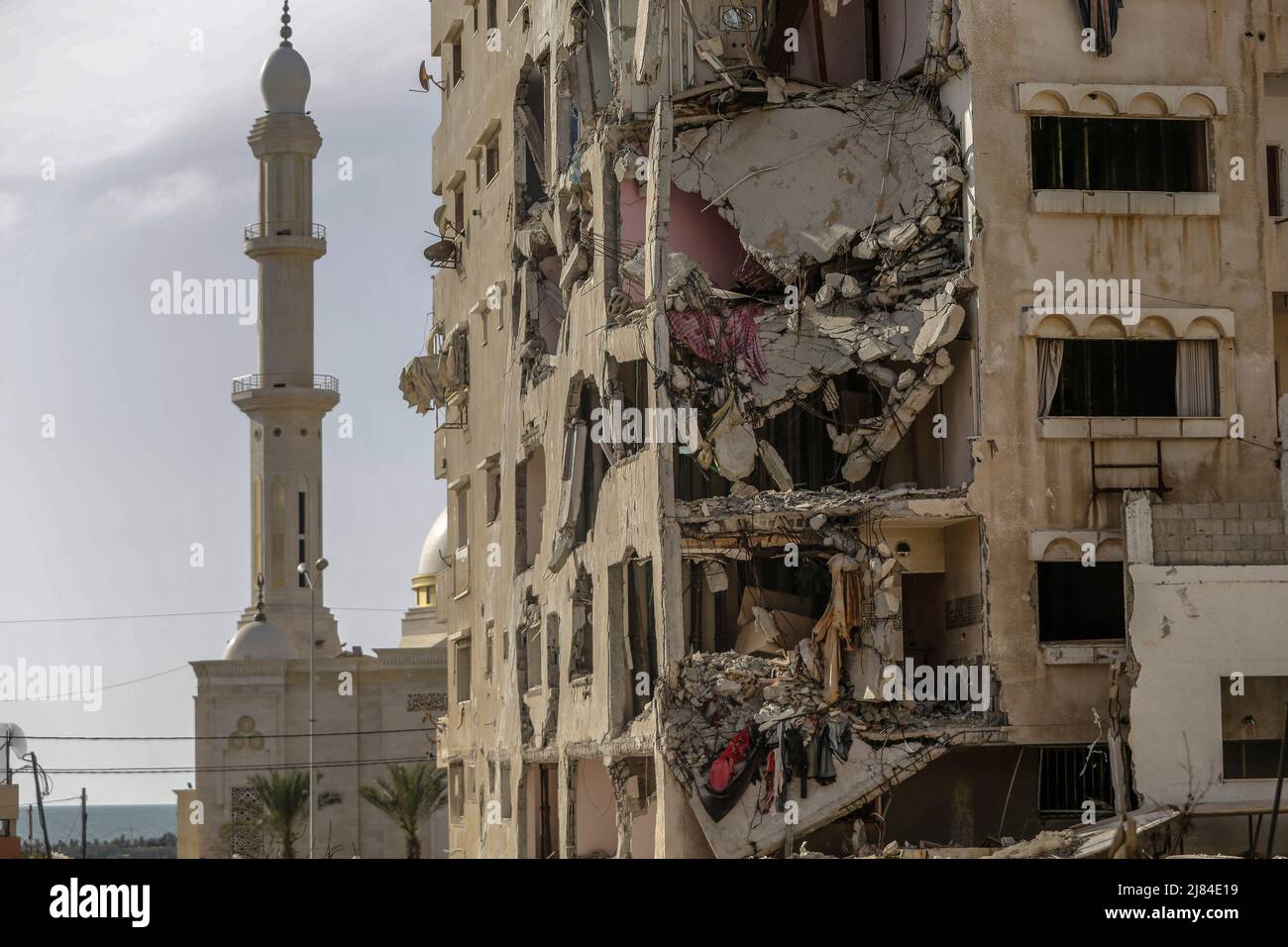 May 10, 2022, Gaza City, The Gaza Strip, Palestine: A captured image ...