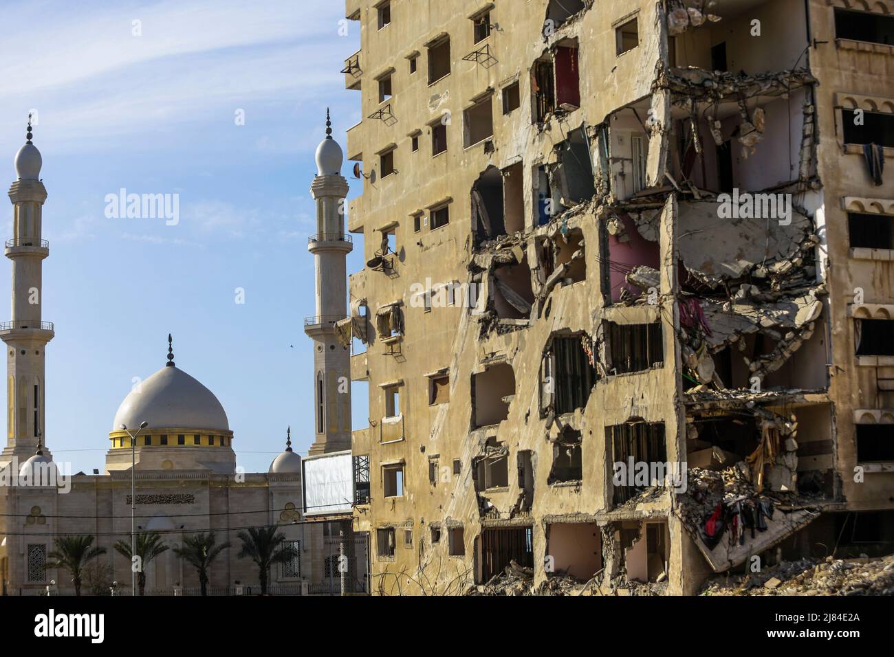 May 10, 2022, Gaza City, The Gaza Strip, Palestine: A captured image ...