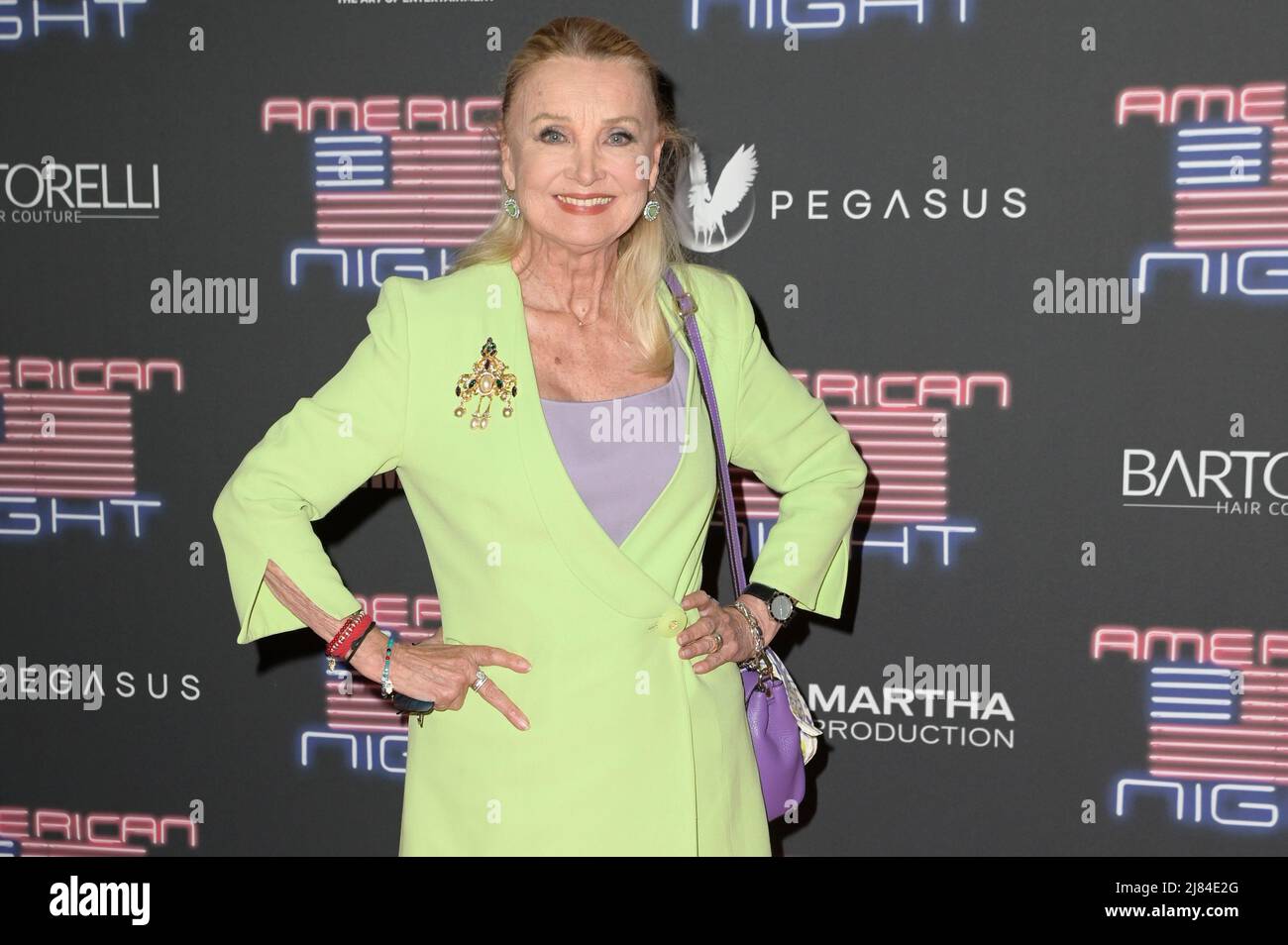 Barbara Bouchet attends the red carpet of the premiere of the movie ...