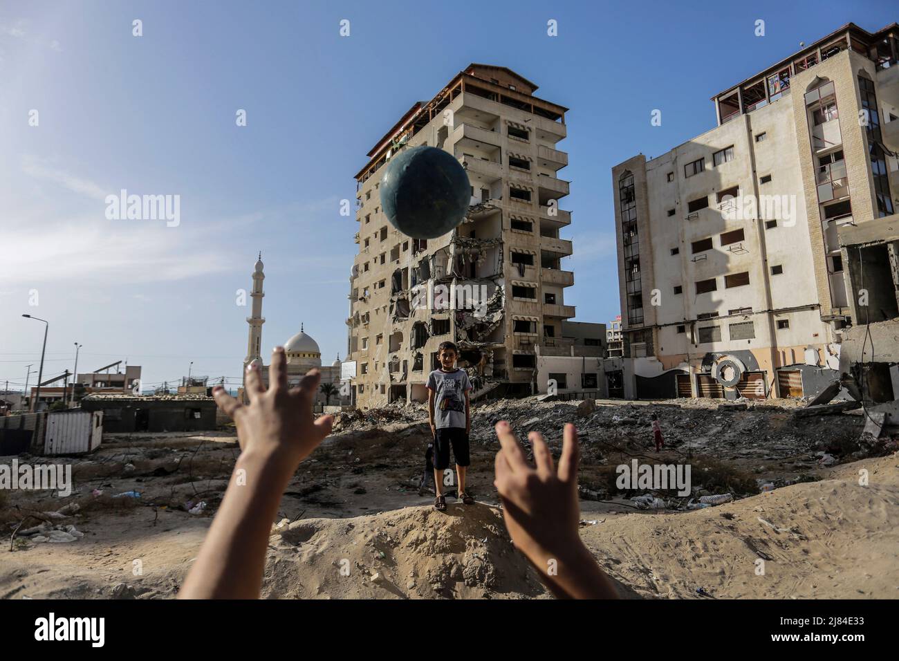 May 10, 2022, Gaza City, The Gaza Strip, Palestine: Palestinian ...