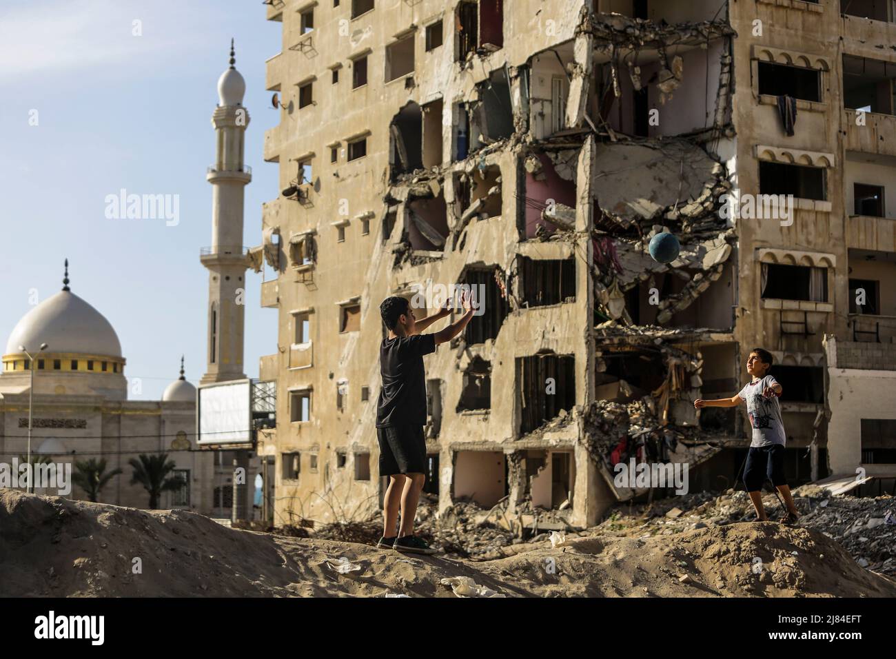 May 10, 2022, Gaza City, The Gaza Strip, Palestine: Palestinian ...