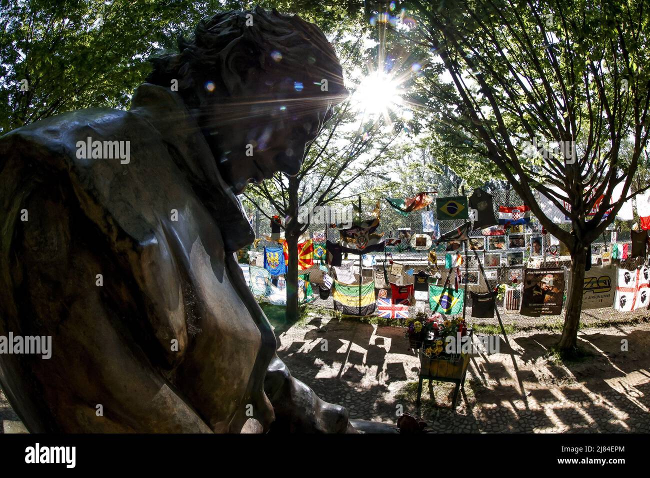 AYRTON SENNA monumento, atmosphere during the 4 Hours of Imola 2022 ...