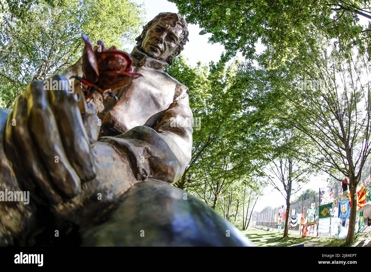 AYRTON SENNA monumento, atmosphere during the 4 Hours of Imola 2022 ...