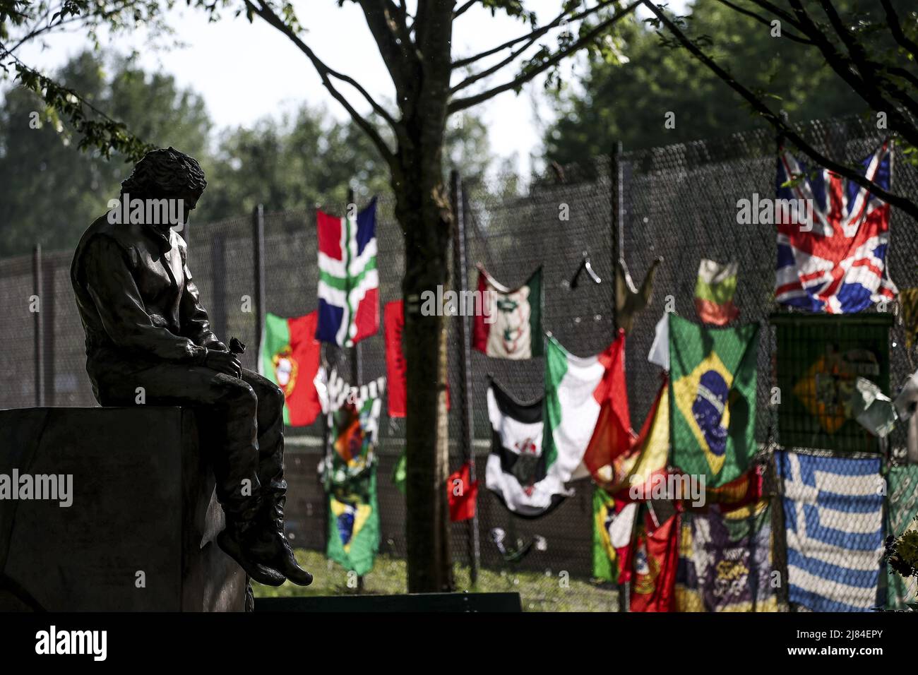 AYRTON SENNA monumento, atmosphere during the 4 Hours of Imola 2022 ...