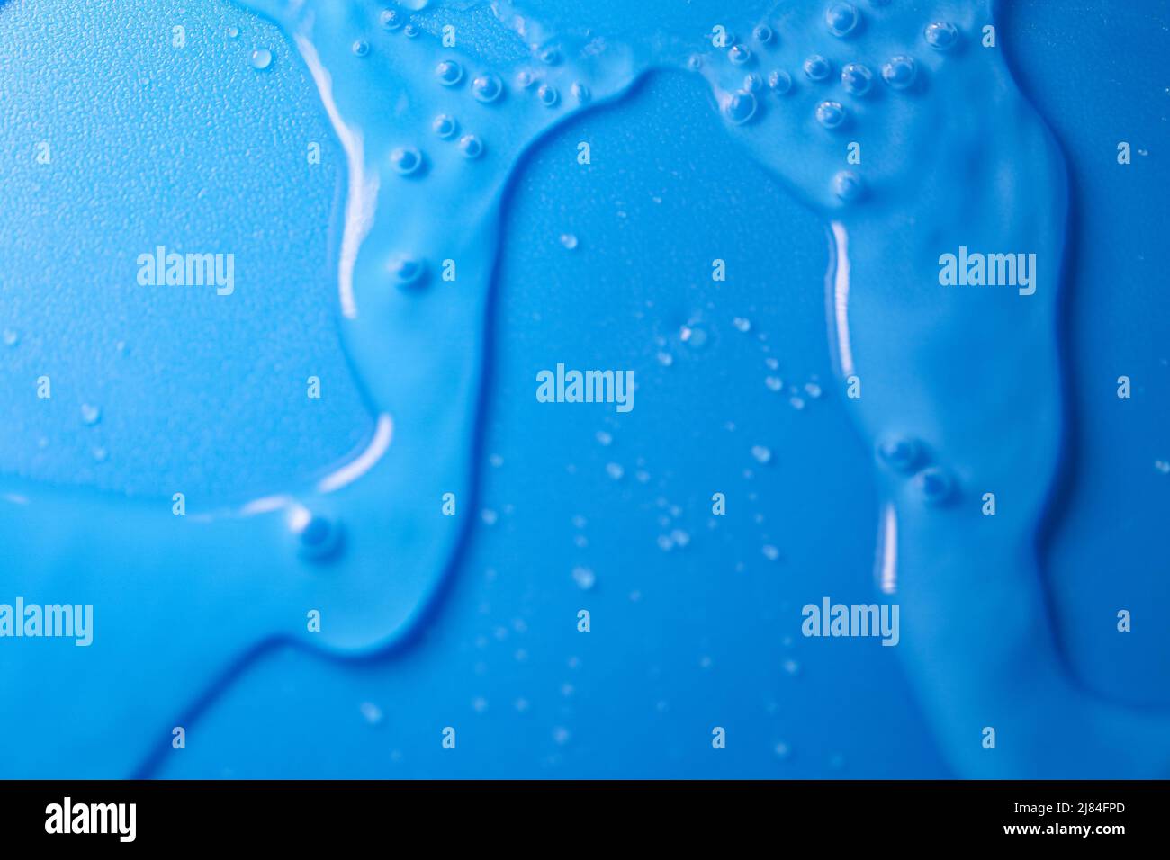 Water texture Water drip surface on blue background.Water background ...