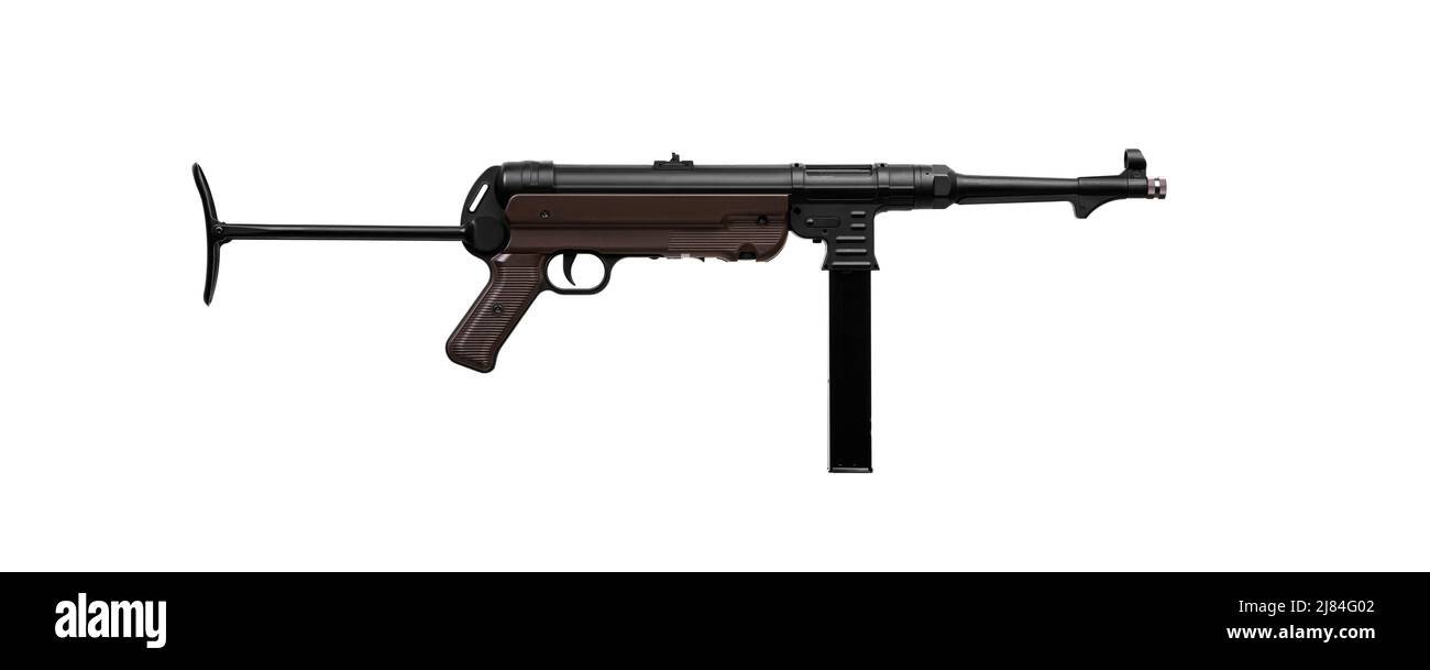 Vintage German submachine gun MP 40. Weapons of the Second World War ...