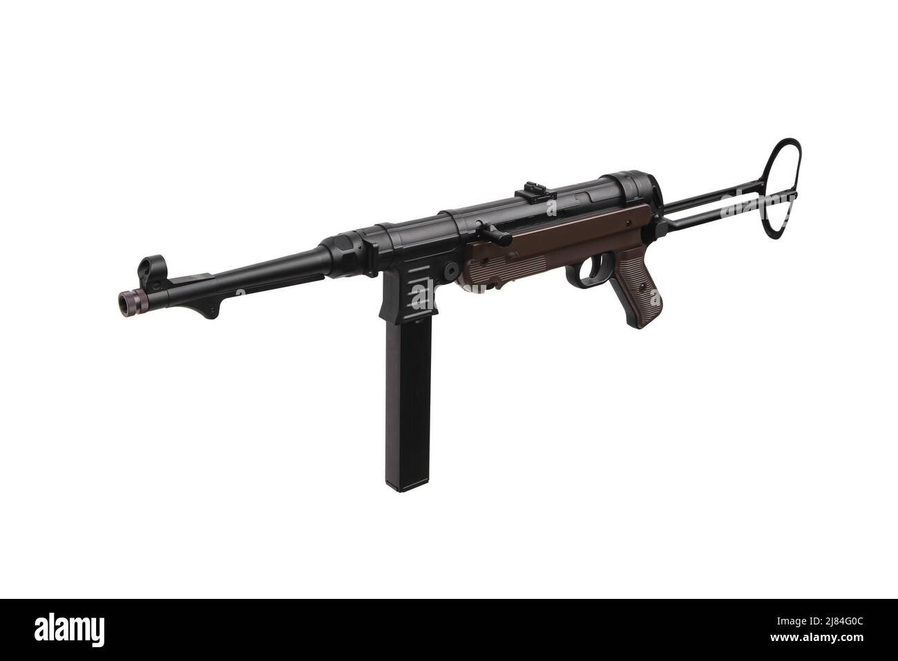 Vintage German submachine gun MP 40. Weapons of the Second World War ...