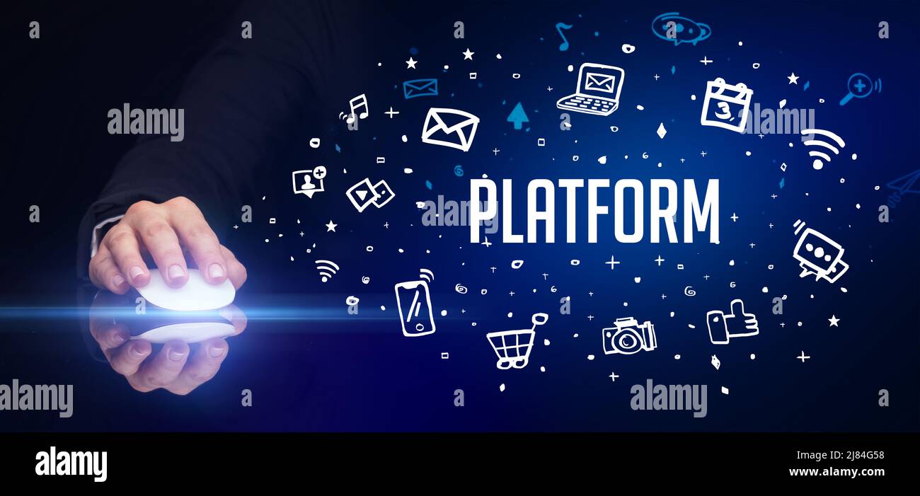 Social platform navigation hi-res stock photography and images - Alamy