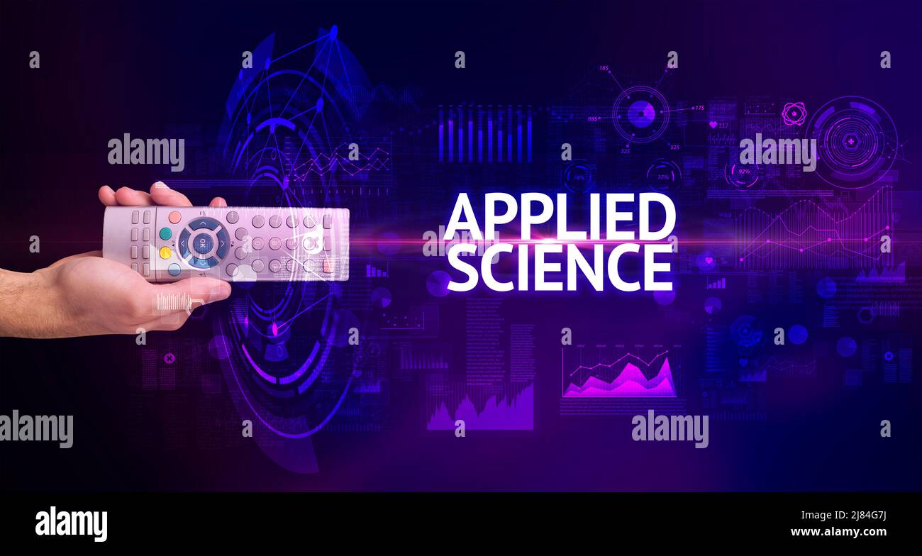 hand holding wireless peripheral, modern technology concept Stock Photo ...