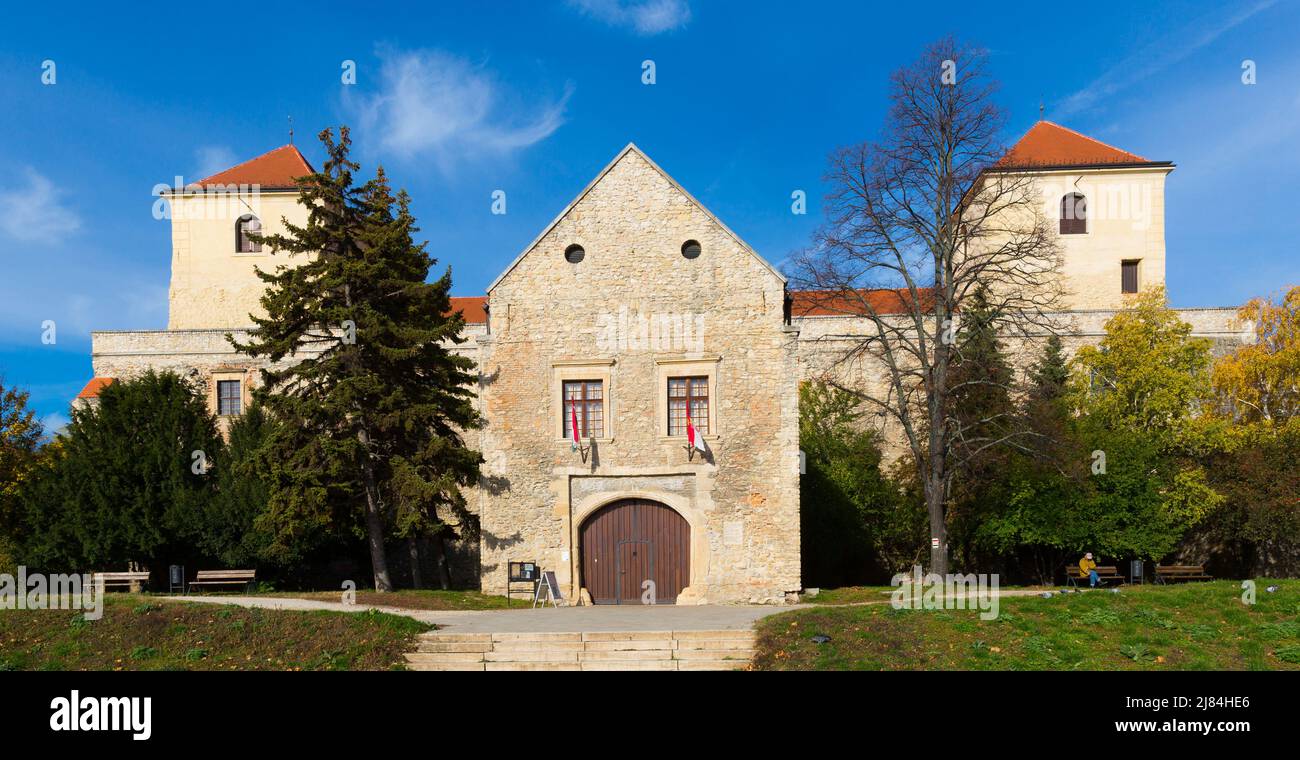 Medieval Thury Castle, Varpalota Stock Photo - Alamy