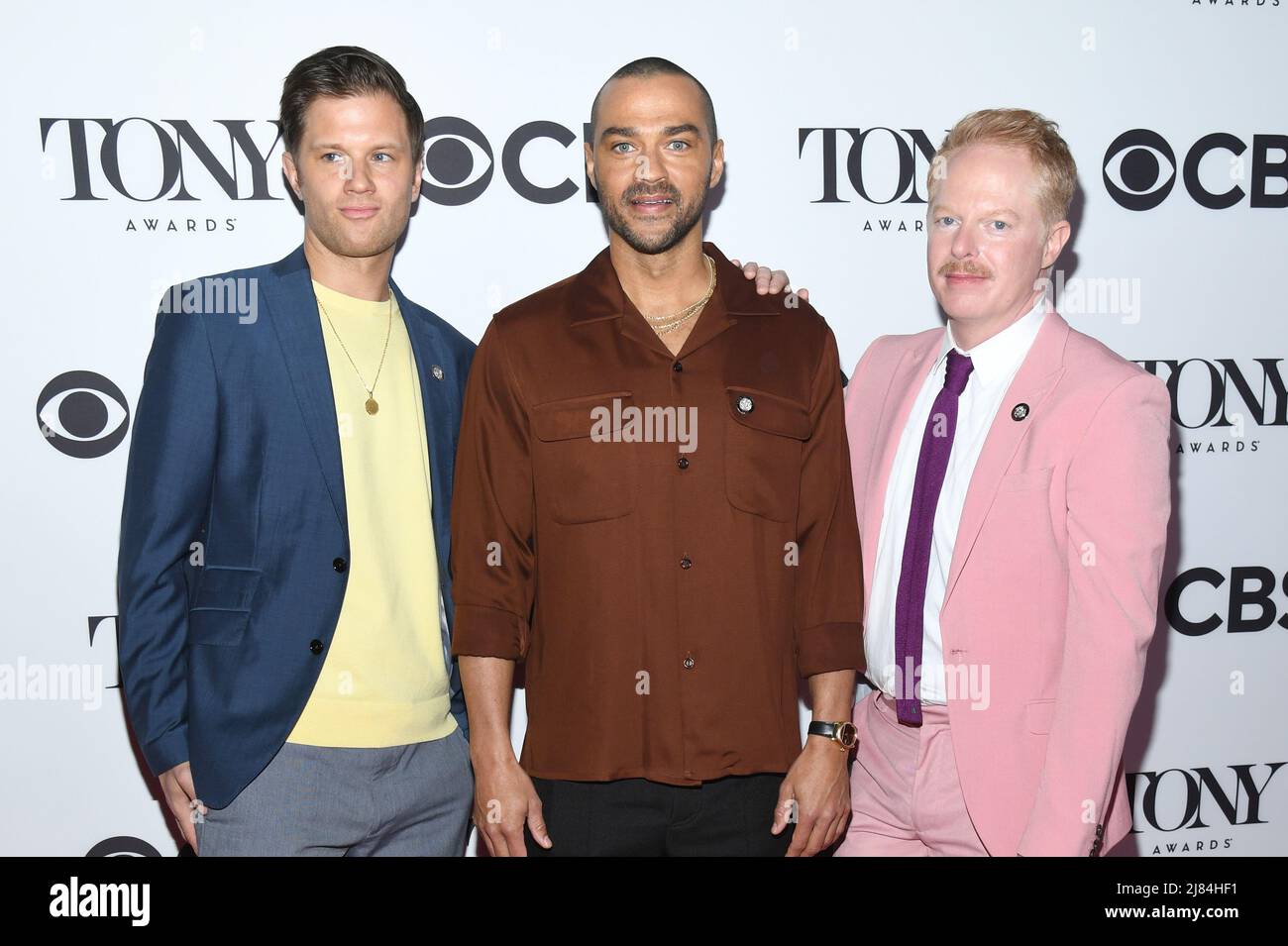 New York, USA. 12th May, 2022. (L-R) Actors Michael Oberholtzer, Jesse ...