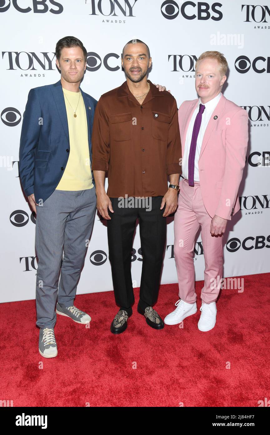 New York, USA. 12th May, 2022. (L-R) Actors Michael Oberholtzer, Jesse ...