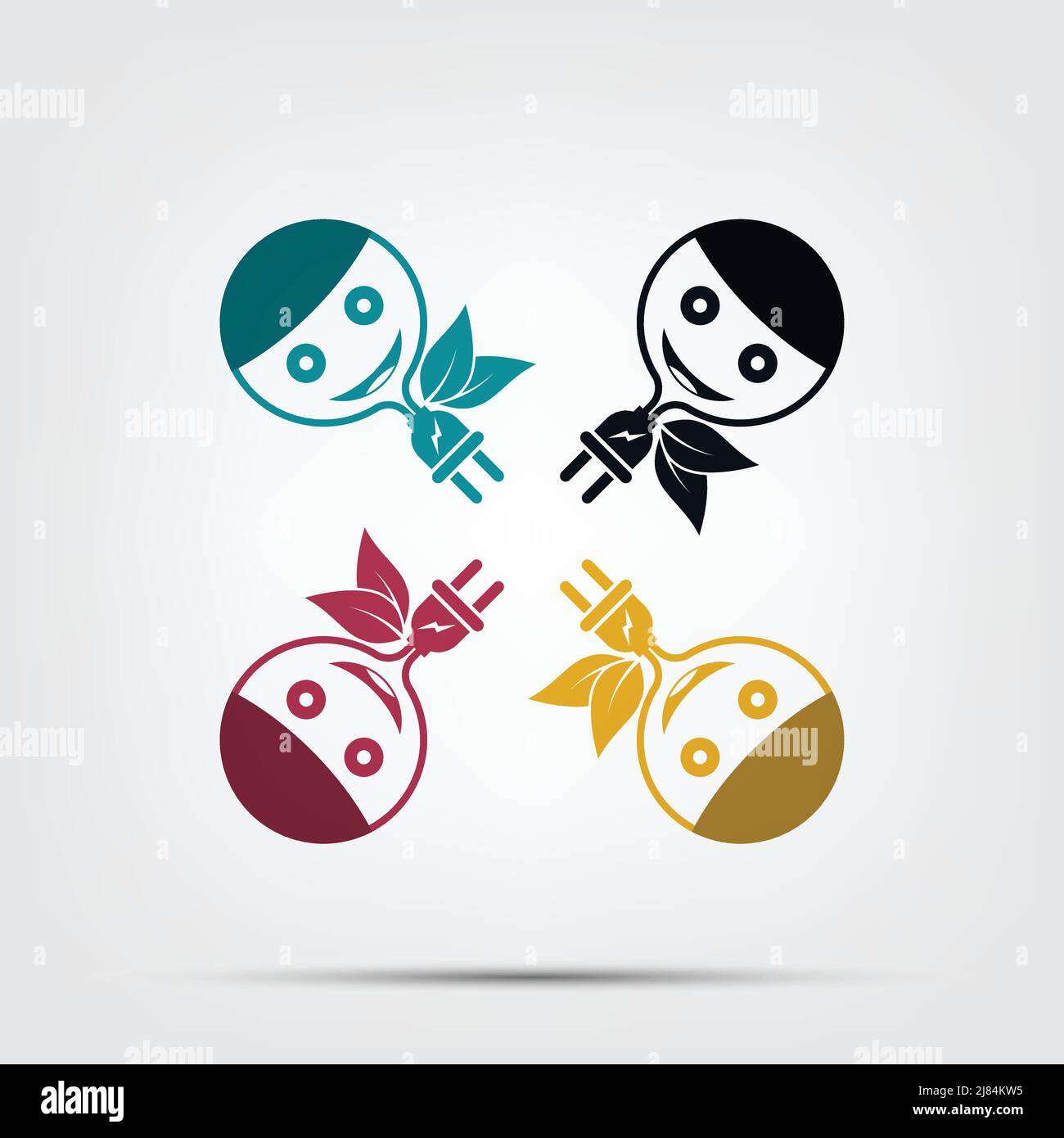 Group four people logo handshake in a circle,Teamwork icon,Vector ...