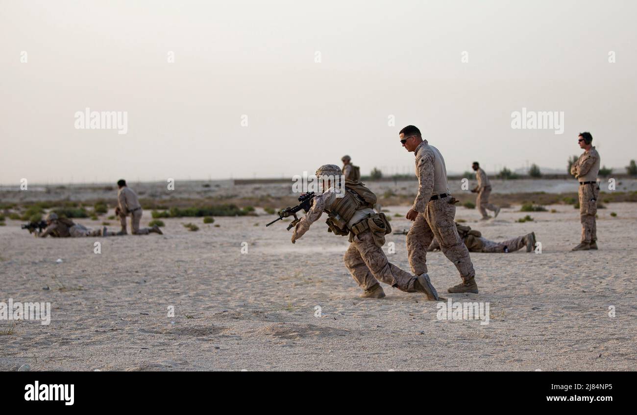 RAS AL QARAIN, Bahrain (May 11, 2022) – U.S. Marines assigned to Fleet ...