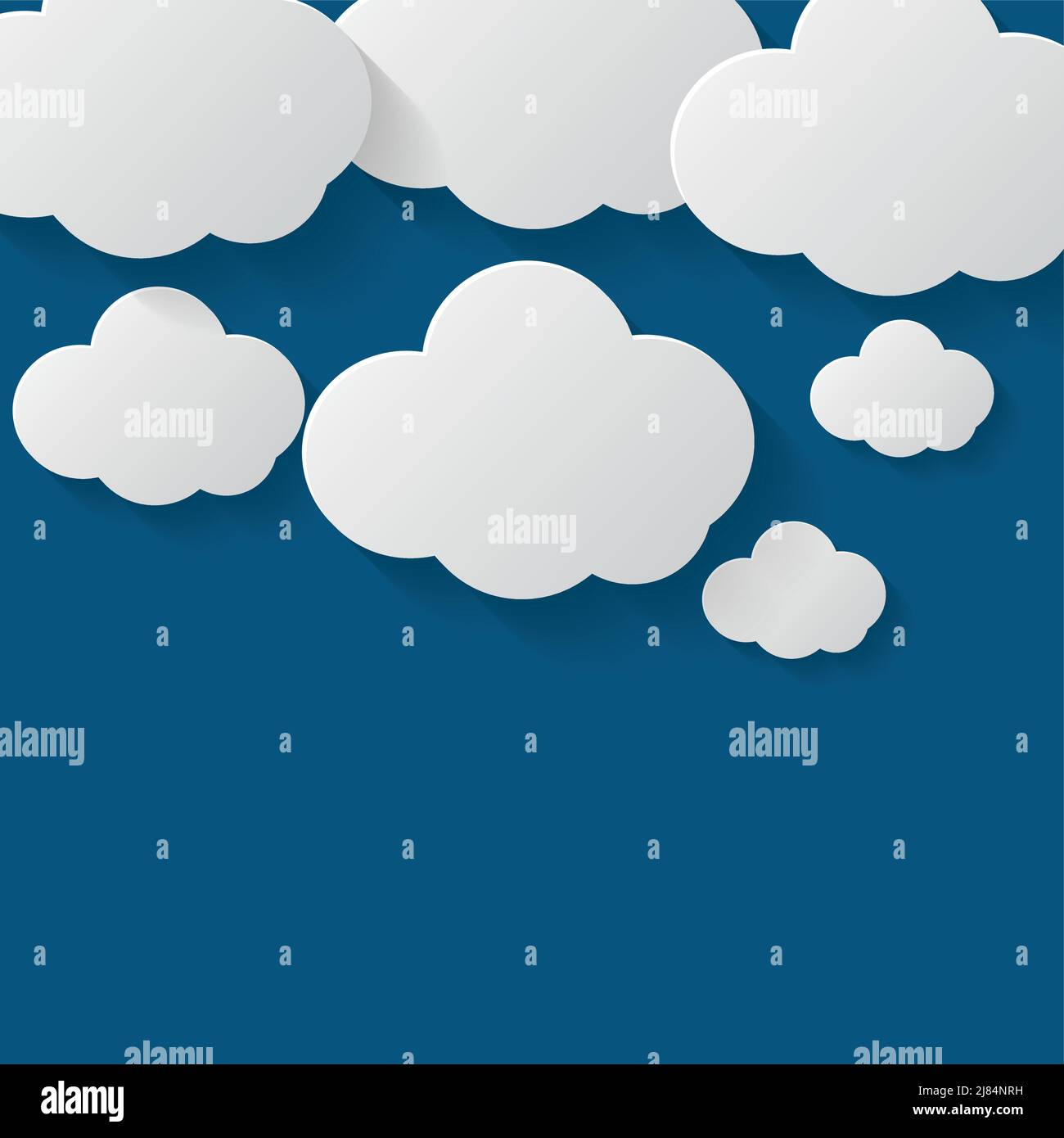 cloud set background.Cloud flat.llustration vector Stock Vector Image ...