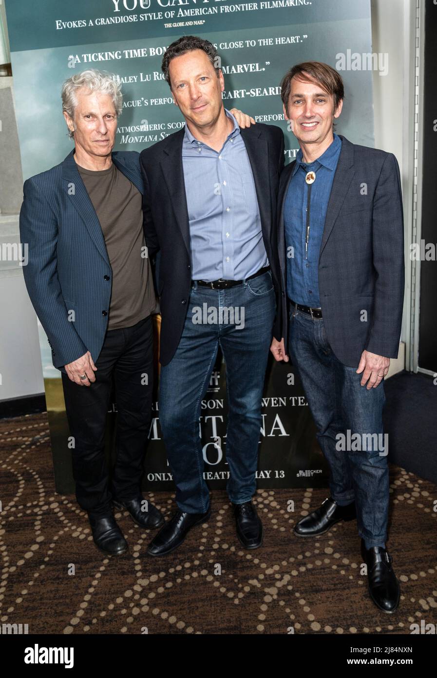 New York, NY - May 12, 2022: David Siegel, Andrew Karpen, Scott McGehee ...