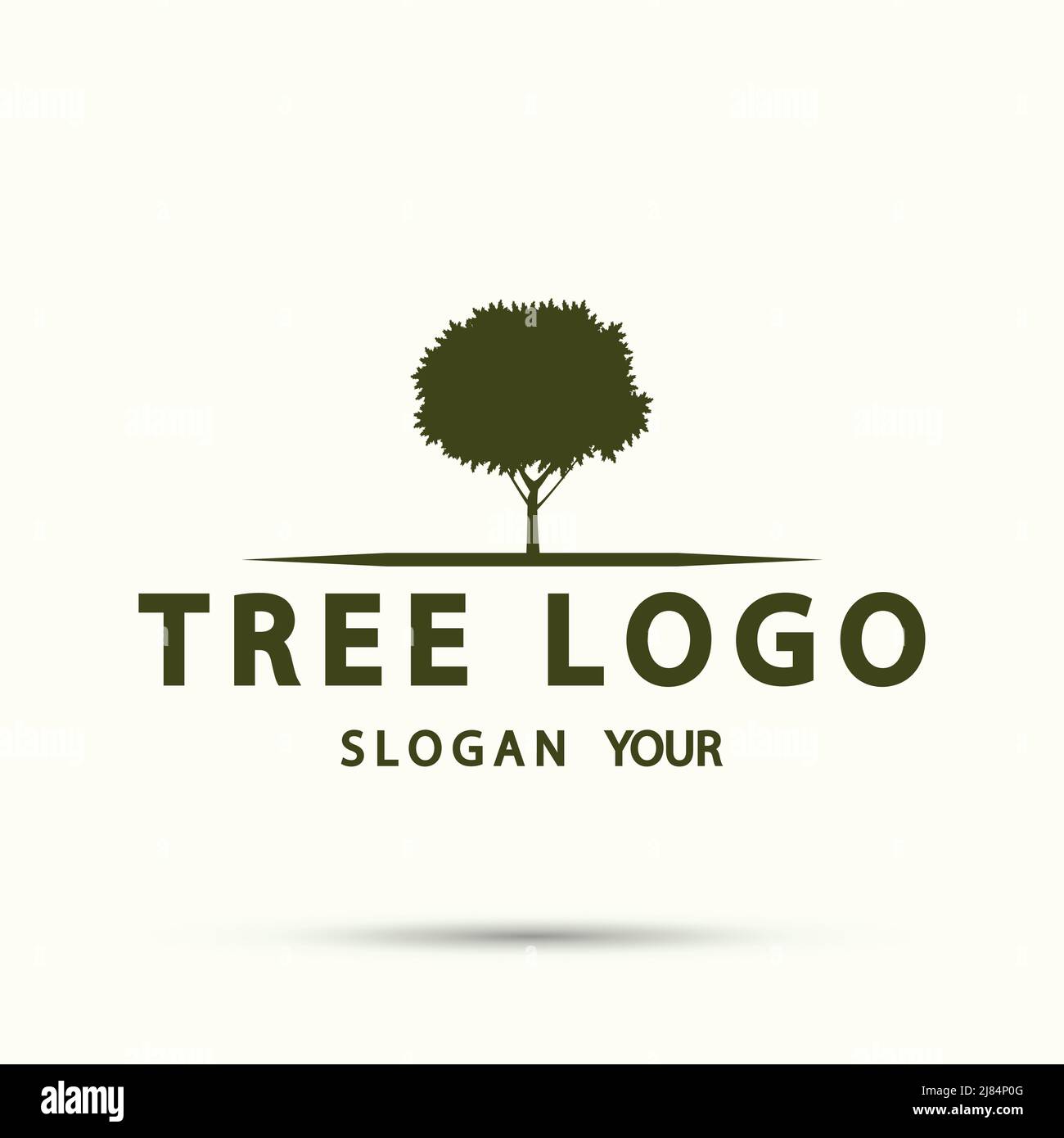 tree logo wood icon modern design.vector illustration Stock Vector ...