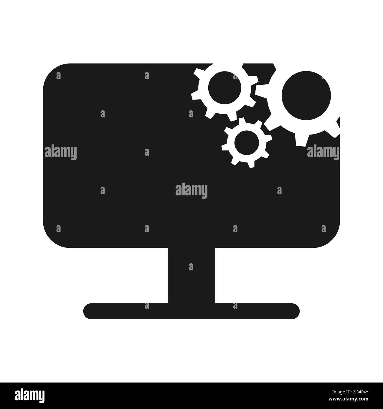 Computer Repair Icon Symbol Sign Isolate on White Background,Vector ...