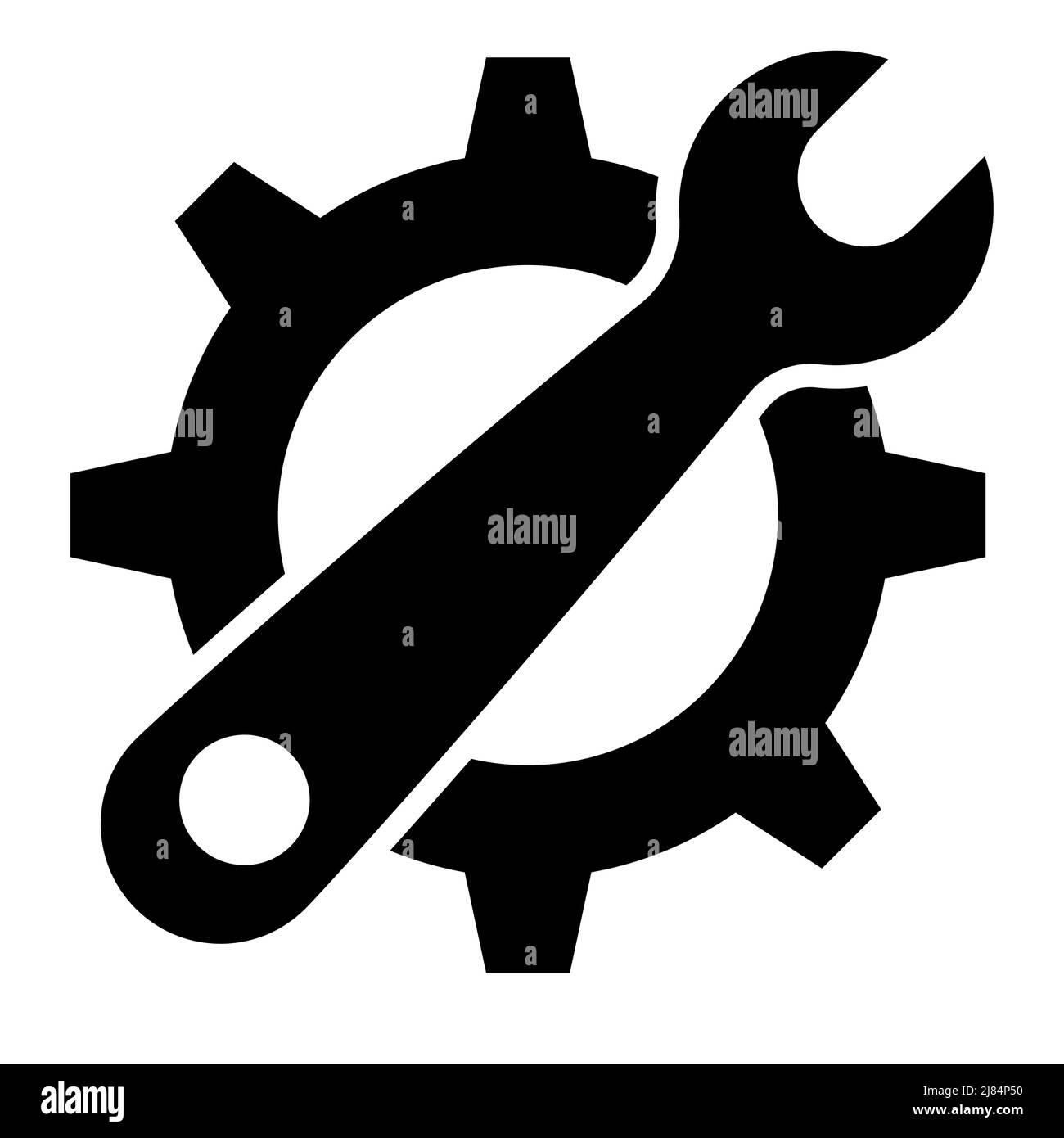 Service Tool icon Symbol Sign Isolate on White Background,Vector ...