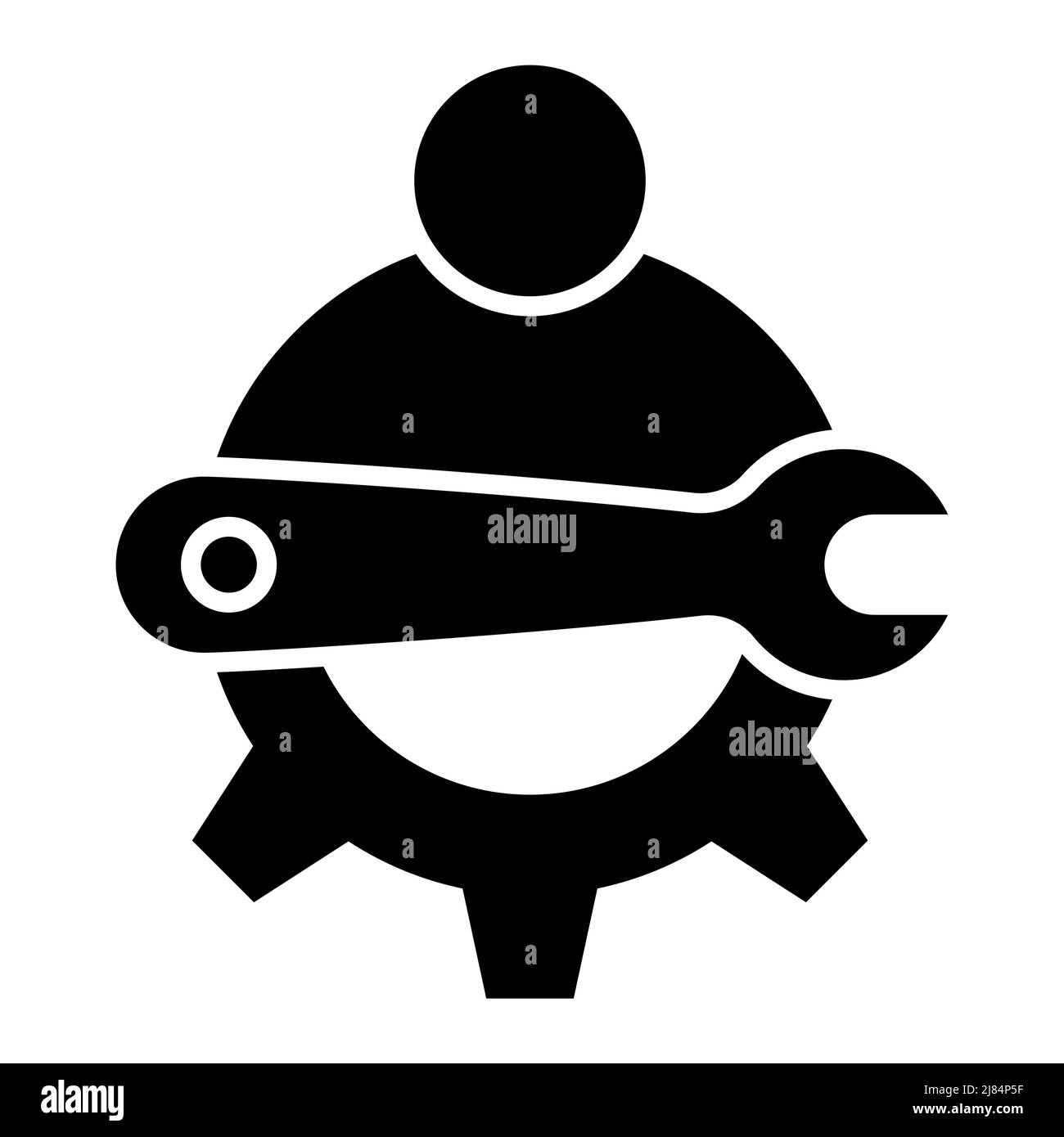 technician Maintenance icon Symbol Sign Isolate on White Background ...