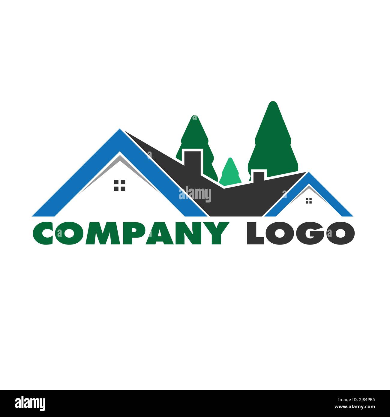 Green house symbol,Real Estate Icon on white background,Vector ...