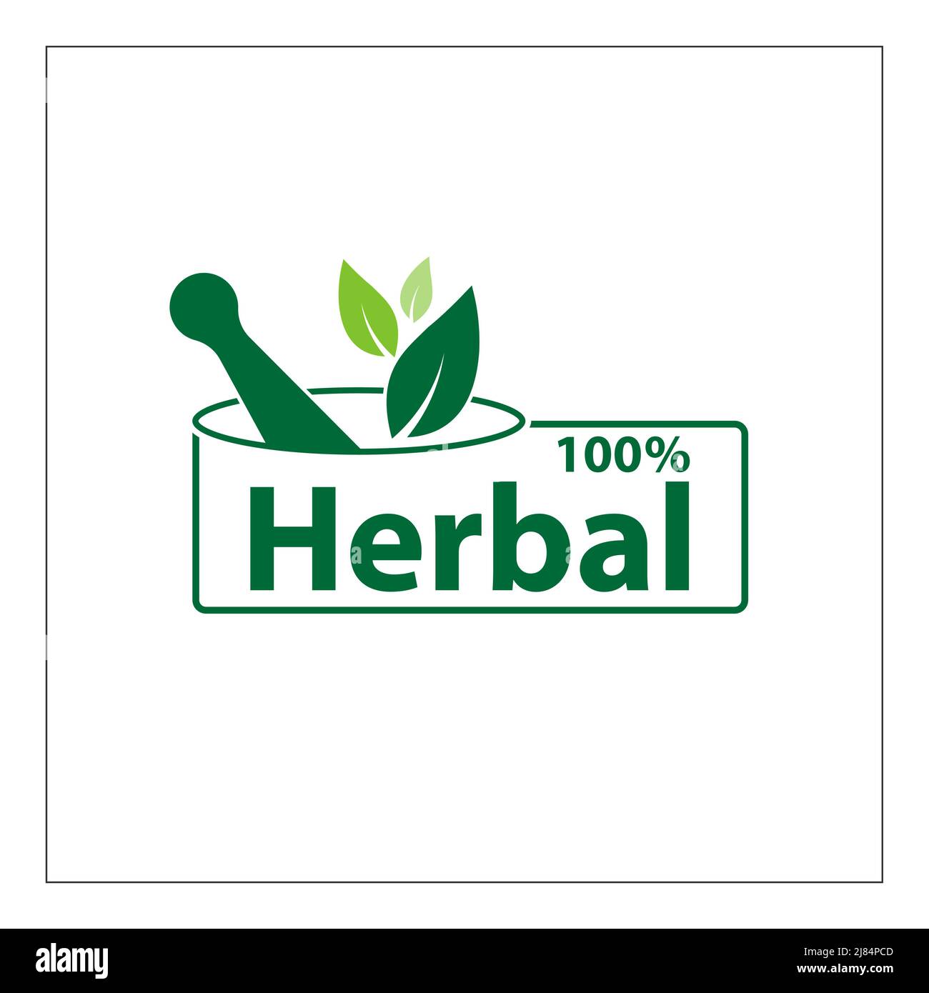 Herbal logo hi-res stock photography and images - Alamy