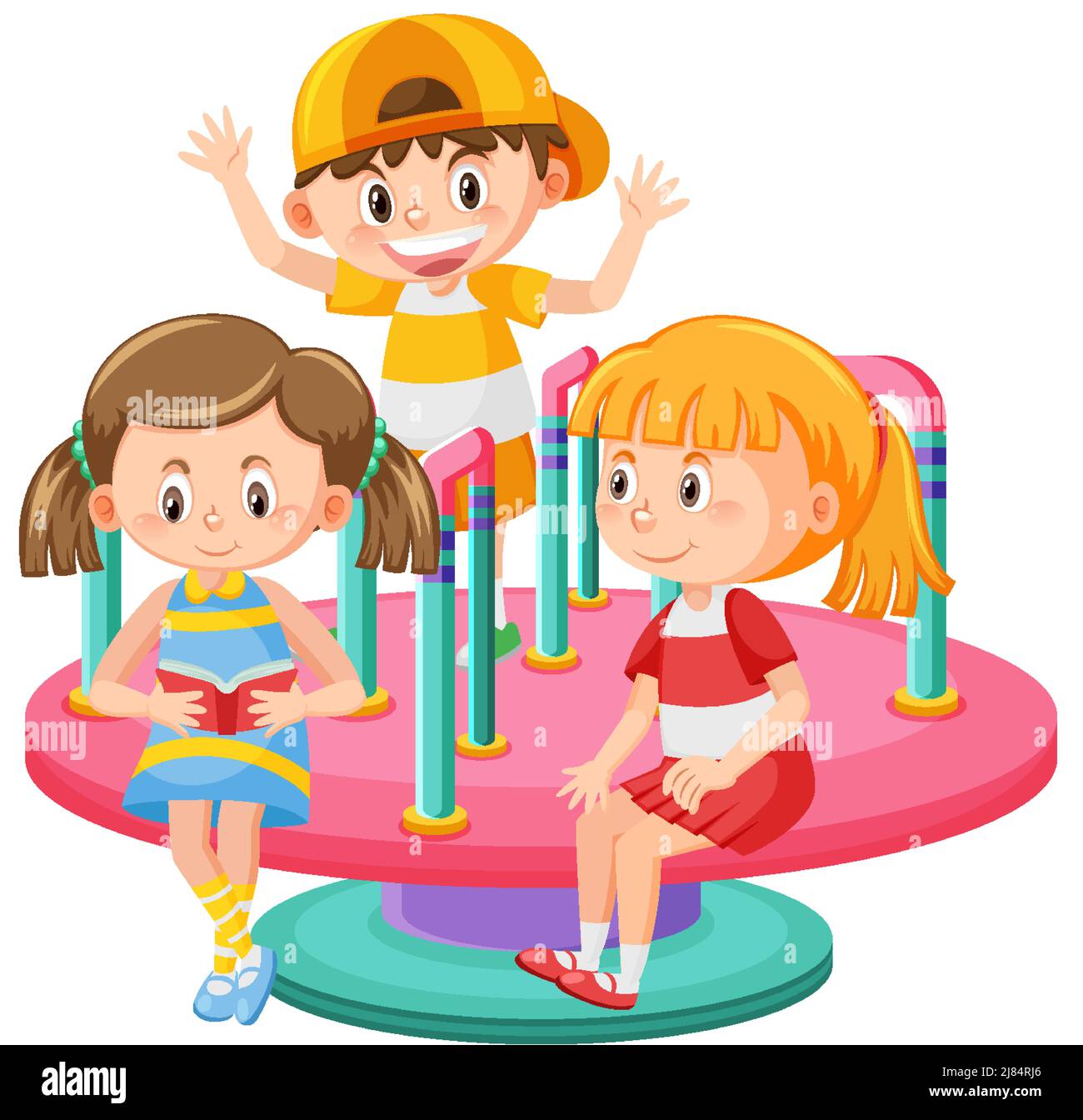 Roundabout Playground Clipart