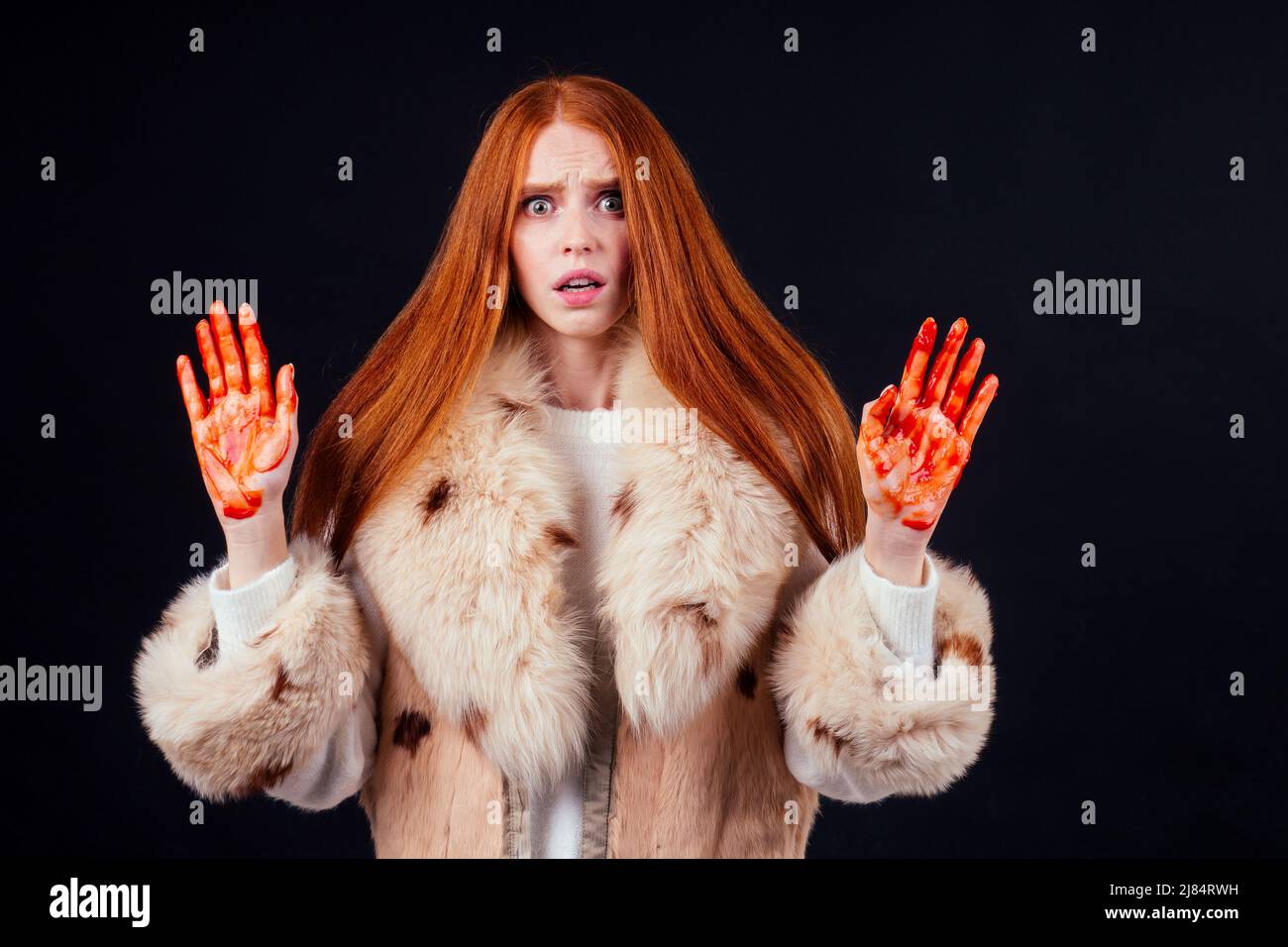 Woman slaughter hi-res stock photography and images - Alamy