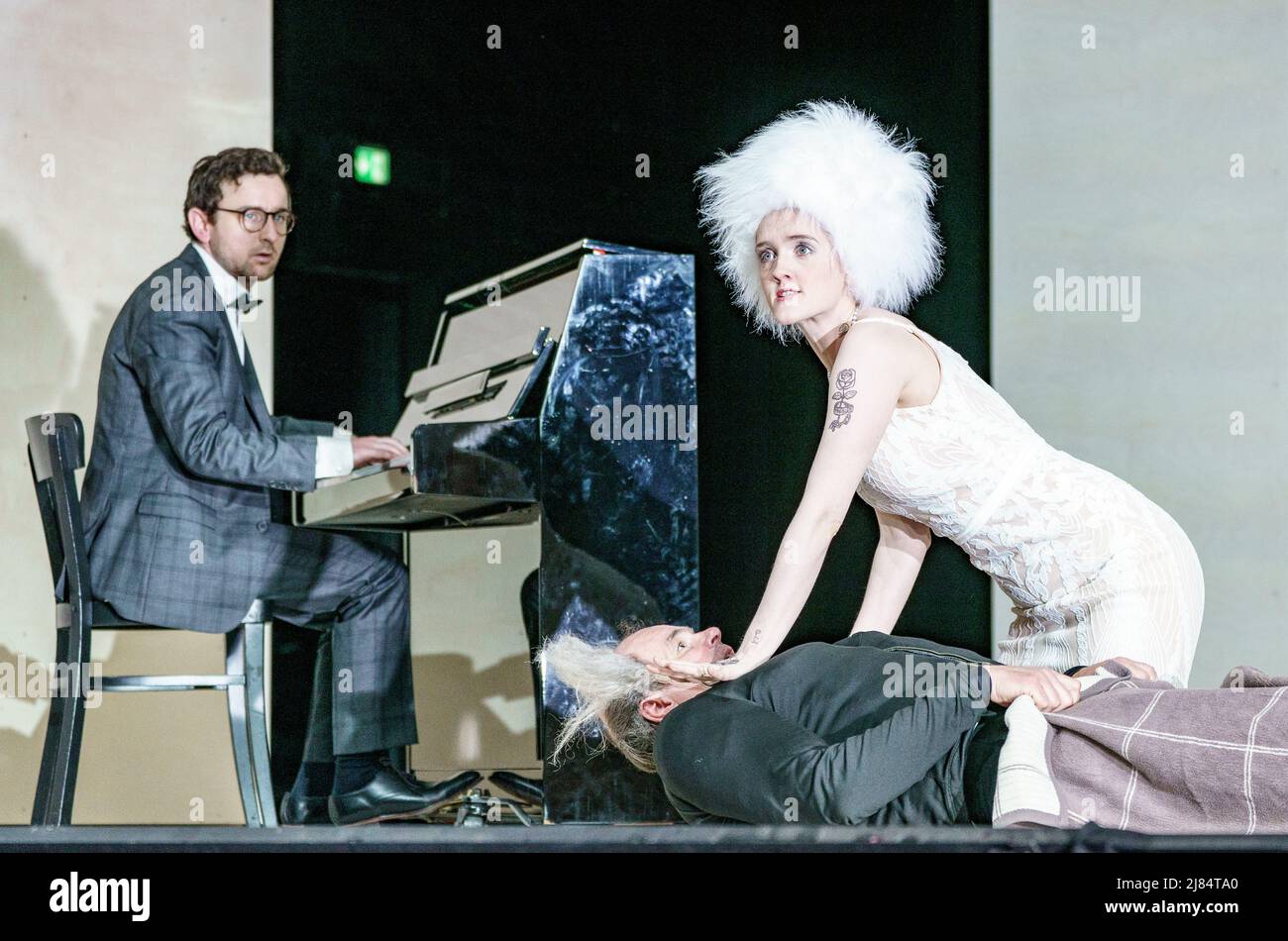 Hamburg: Germany, 11 May 2022, Peter Fasching (as Shostakovich, l-r ...