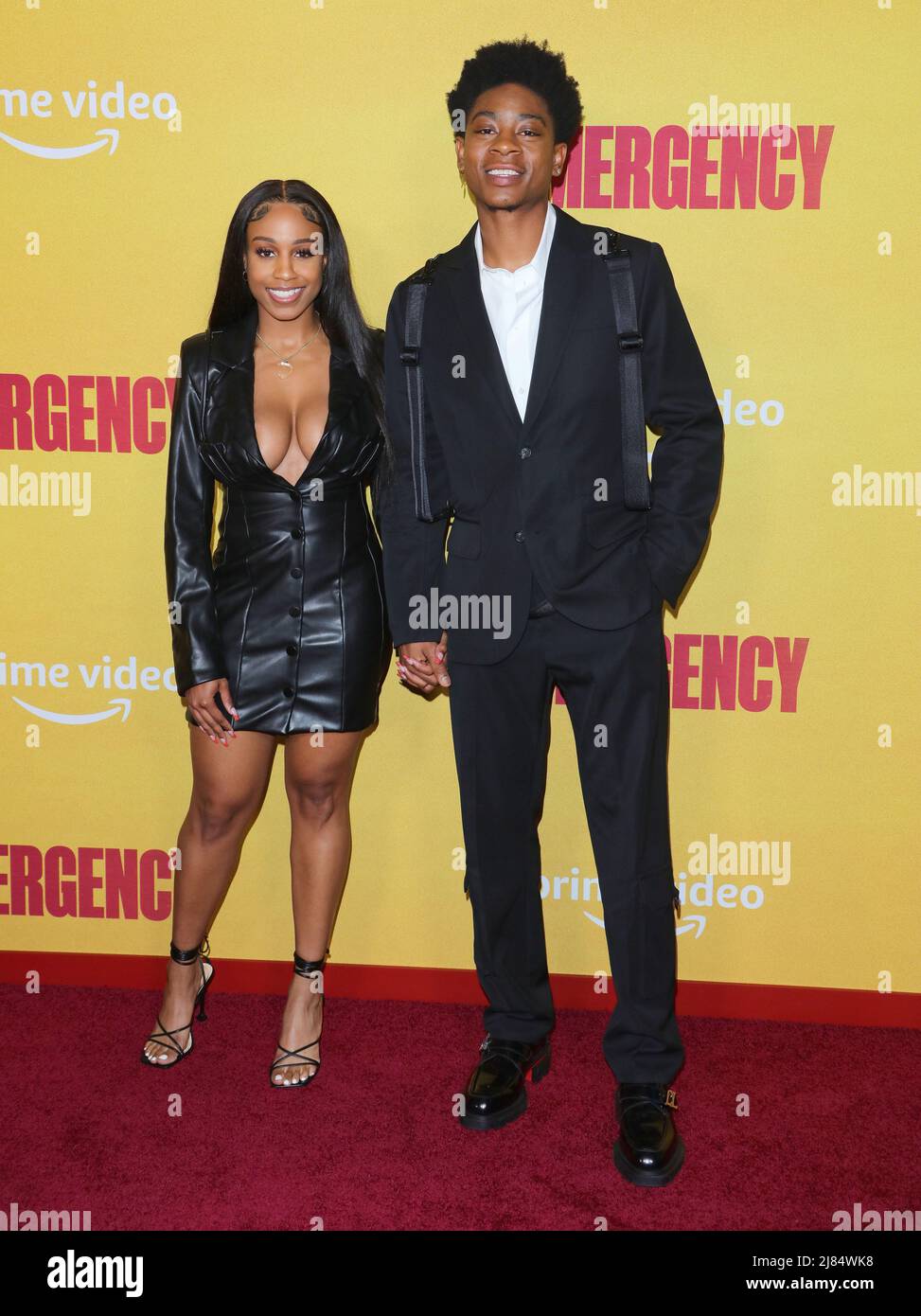 Hollywood, USA. 12th May, 2022. RJ Cyler, Nariah Francois arrives at ...