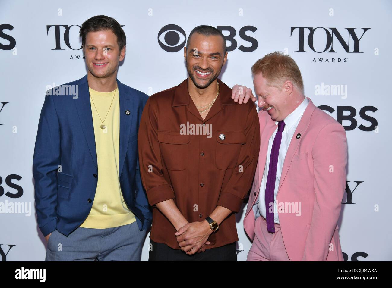 (L-R) Michael Oberholtzer, Jesse Williams and Jesse Tyler Ferguson ...