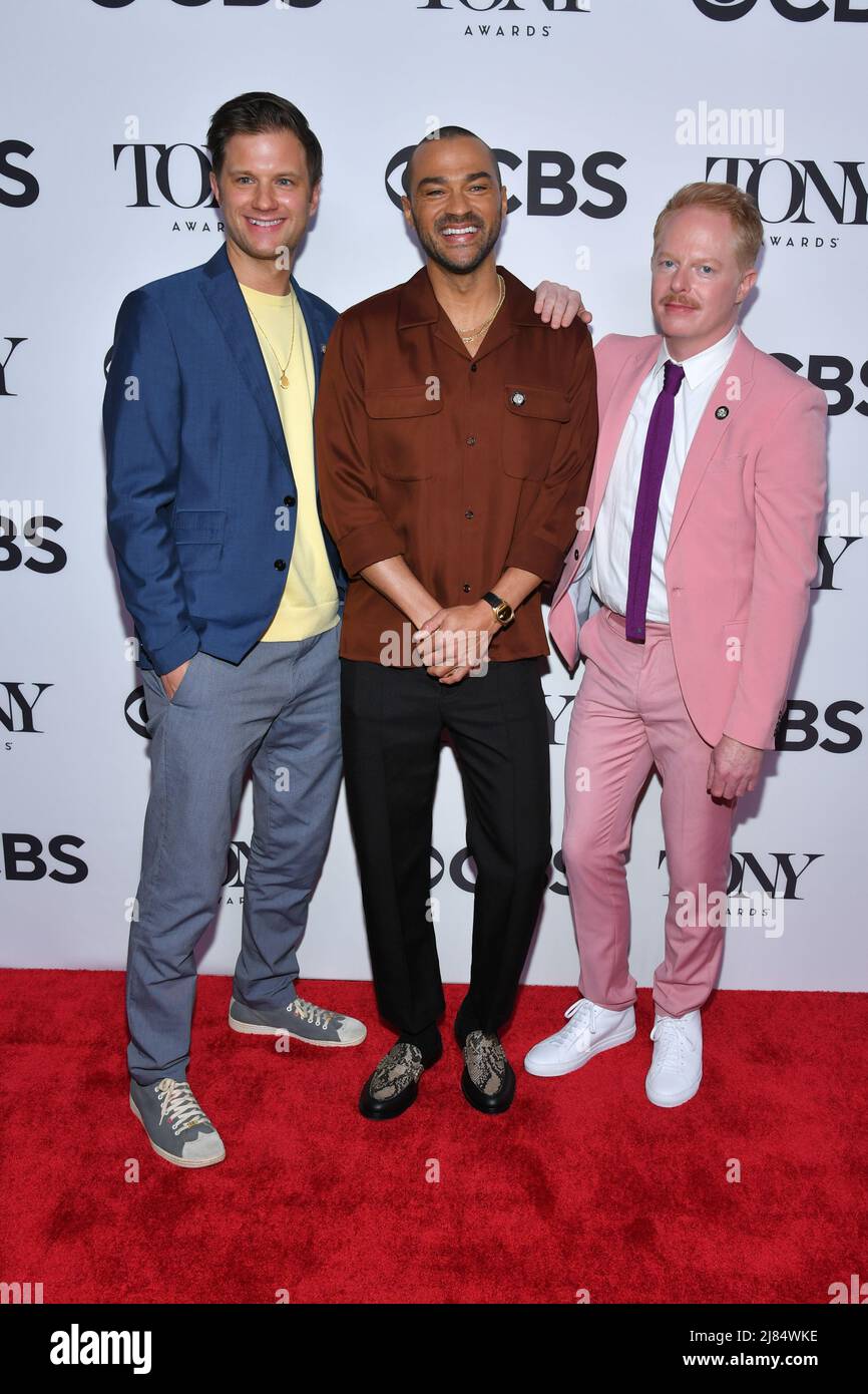 (L-R) Michael Oberholtzer, Jesse Williams and Jesse Tyler Ferguson ...