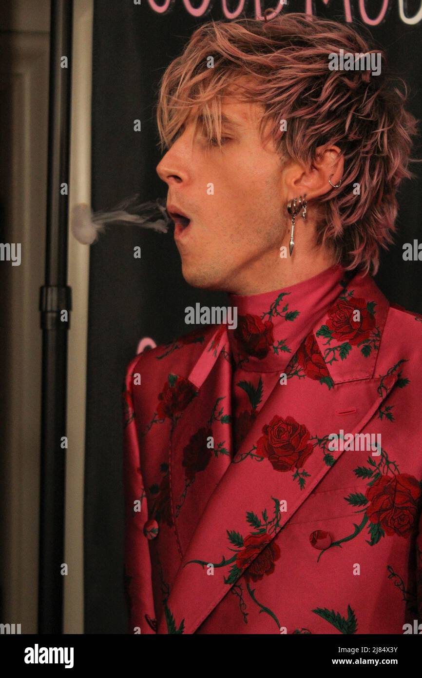 Colson Baker (Machine Gun Kelly) arrives at the premiere of "Good ...