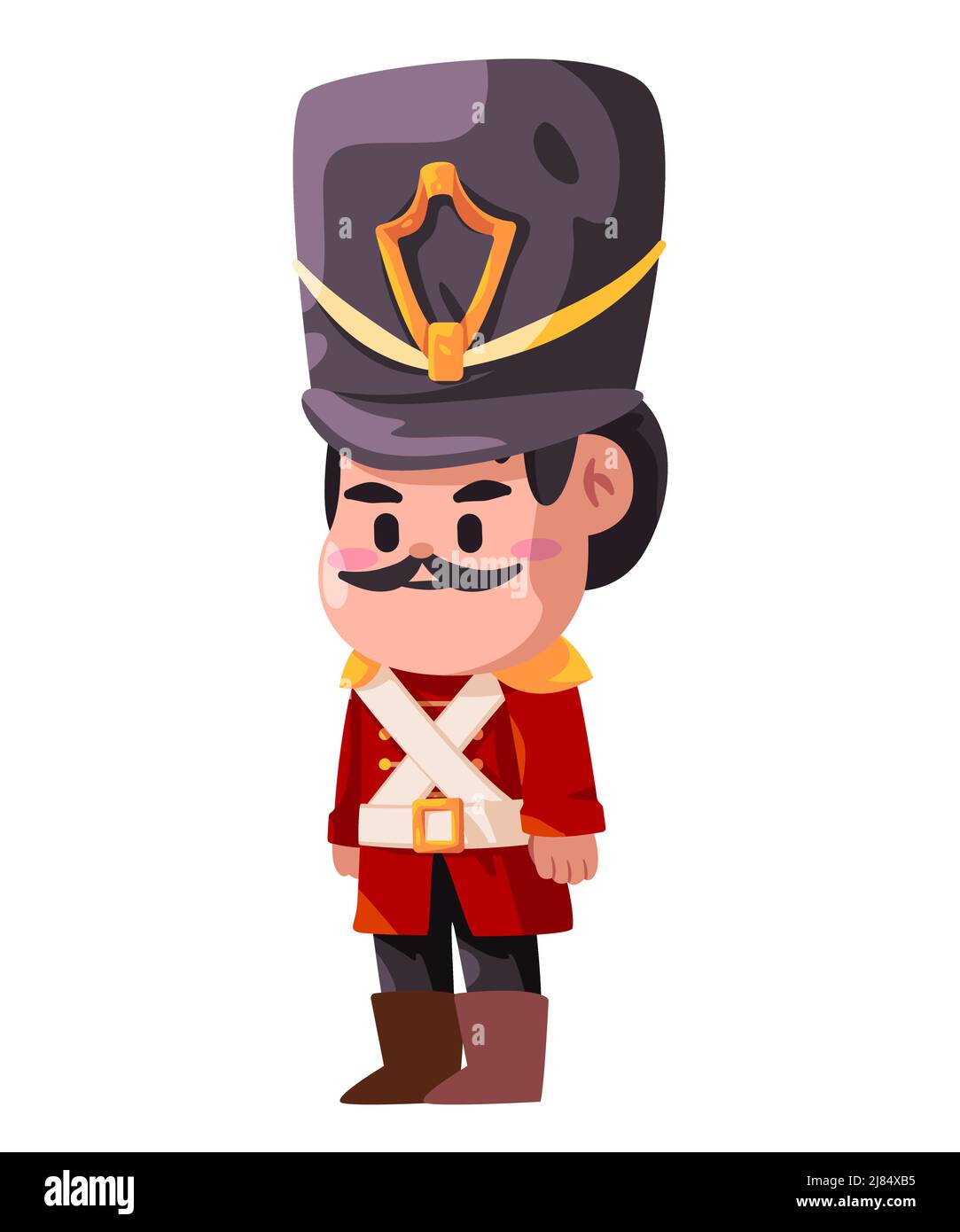 Guard costume britain kingdom traditional uniform in red nutcracker ...